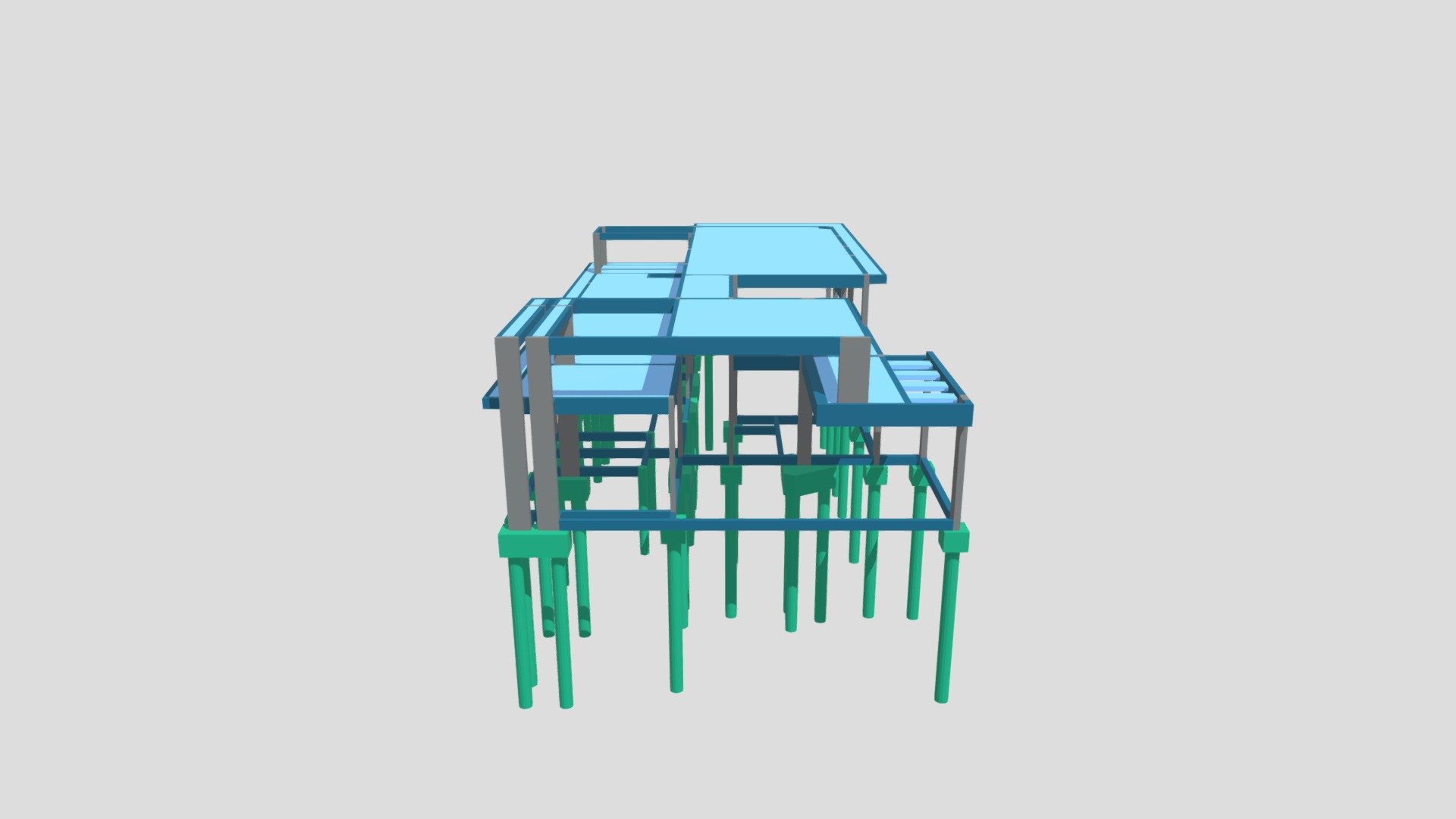 ESTRUTURAL ISAIAS GT - 3D model by PROCALCULO [7da4db5] - Sketchfab