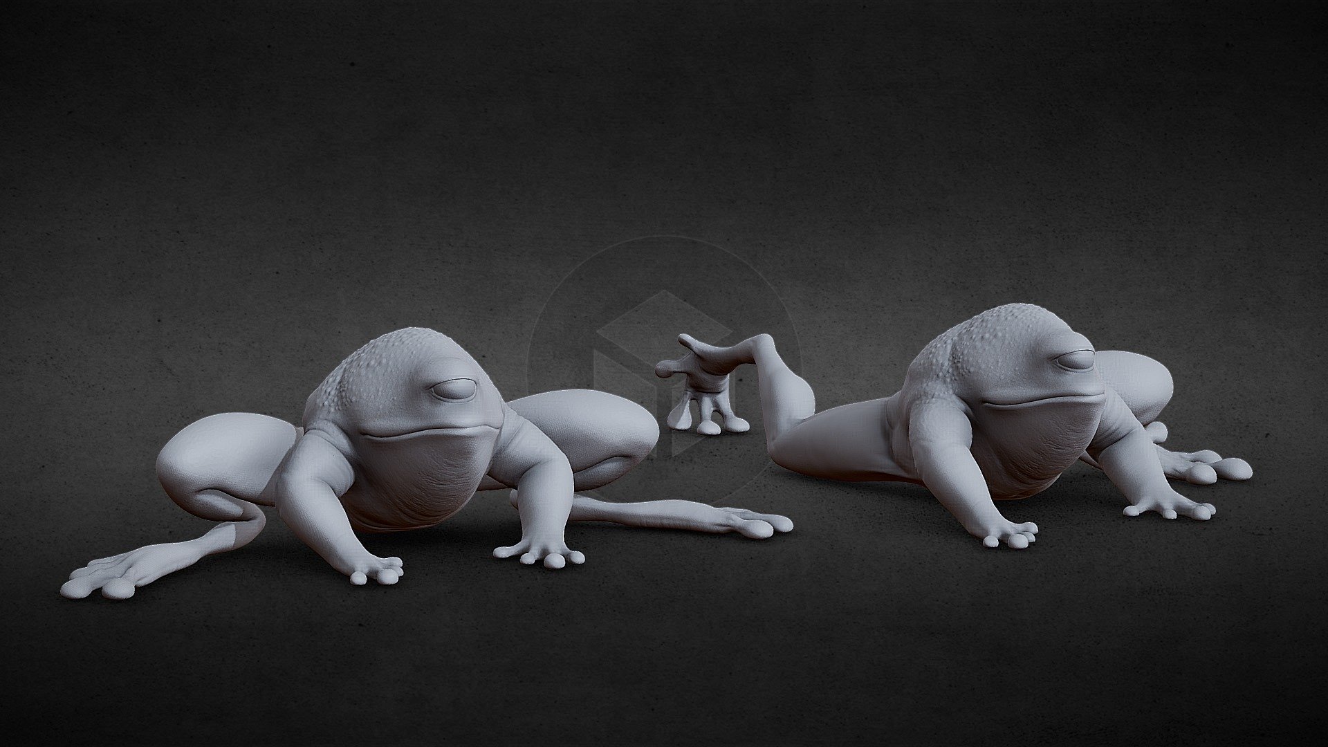 3D PRINTABL SORGAN FROG TWO PACK THE MANDALORIAN - Buy Royalty Free 3D ...