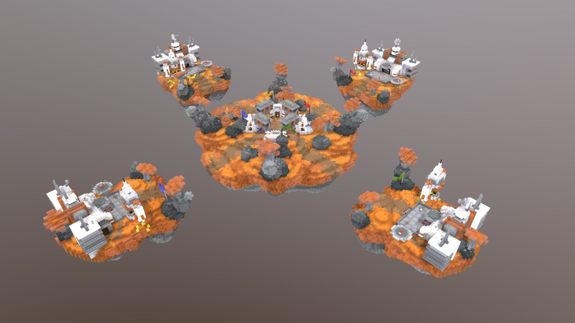 Mars Bedwars - (Bedwars Pack) - Buy Royalty Free 3D model by BuildSide ...