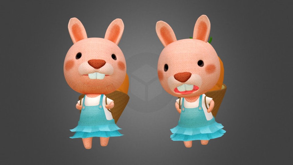 Rabbit - Download Free 3D model by Thuy NguyenThanh ...