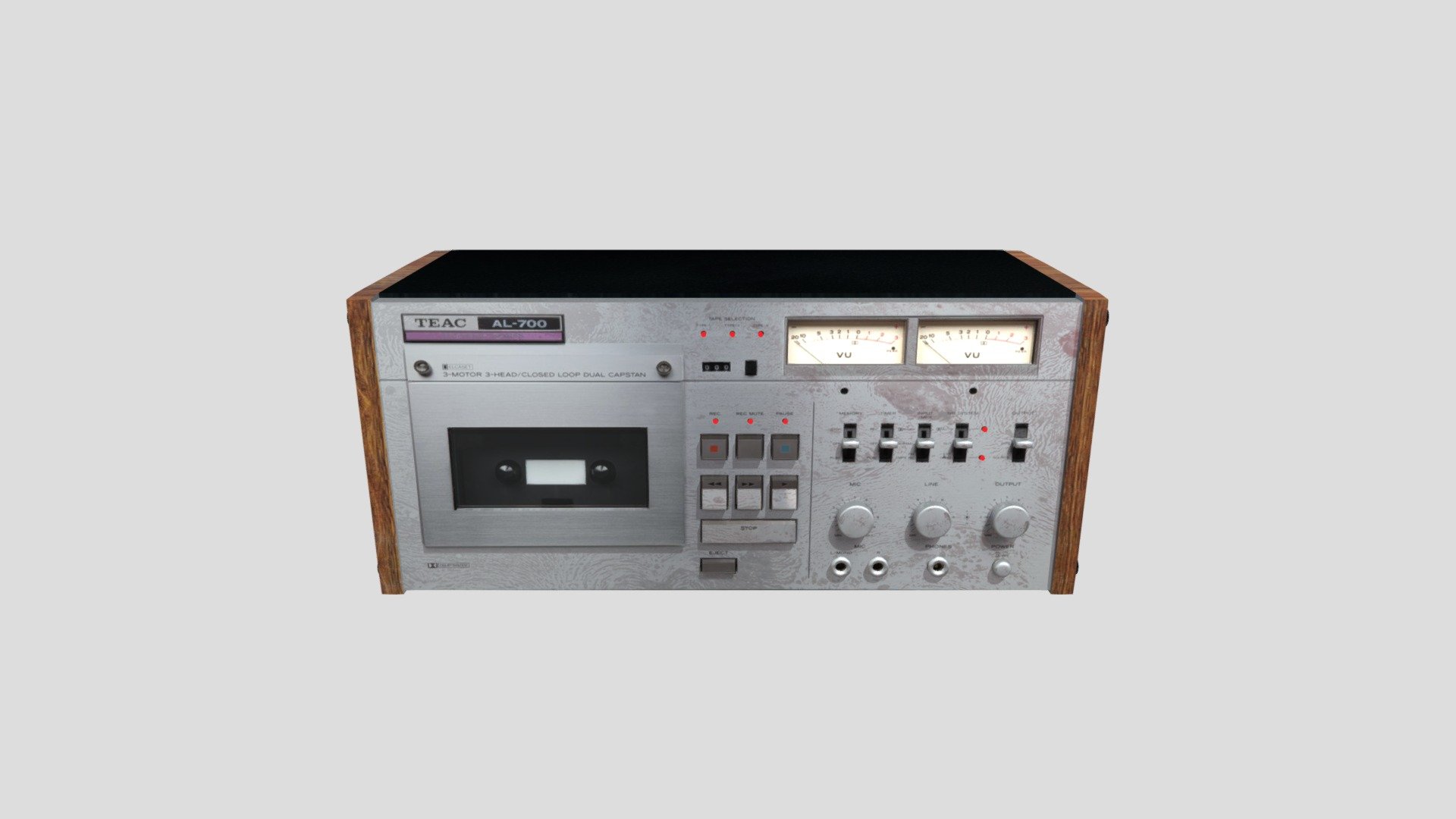 TEAC AL-700 - Download Free 3D model by SKUFKID [7da6ef8] - Sketchfab