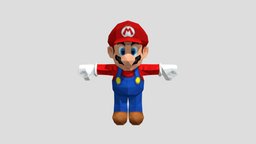 NSMB Hatless Mario - Download Free 3D model by DokigerElRojito [365e2cc ...