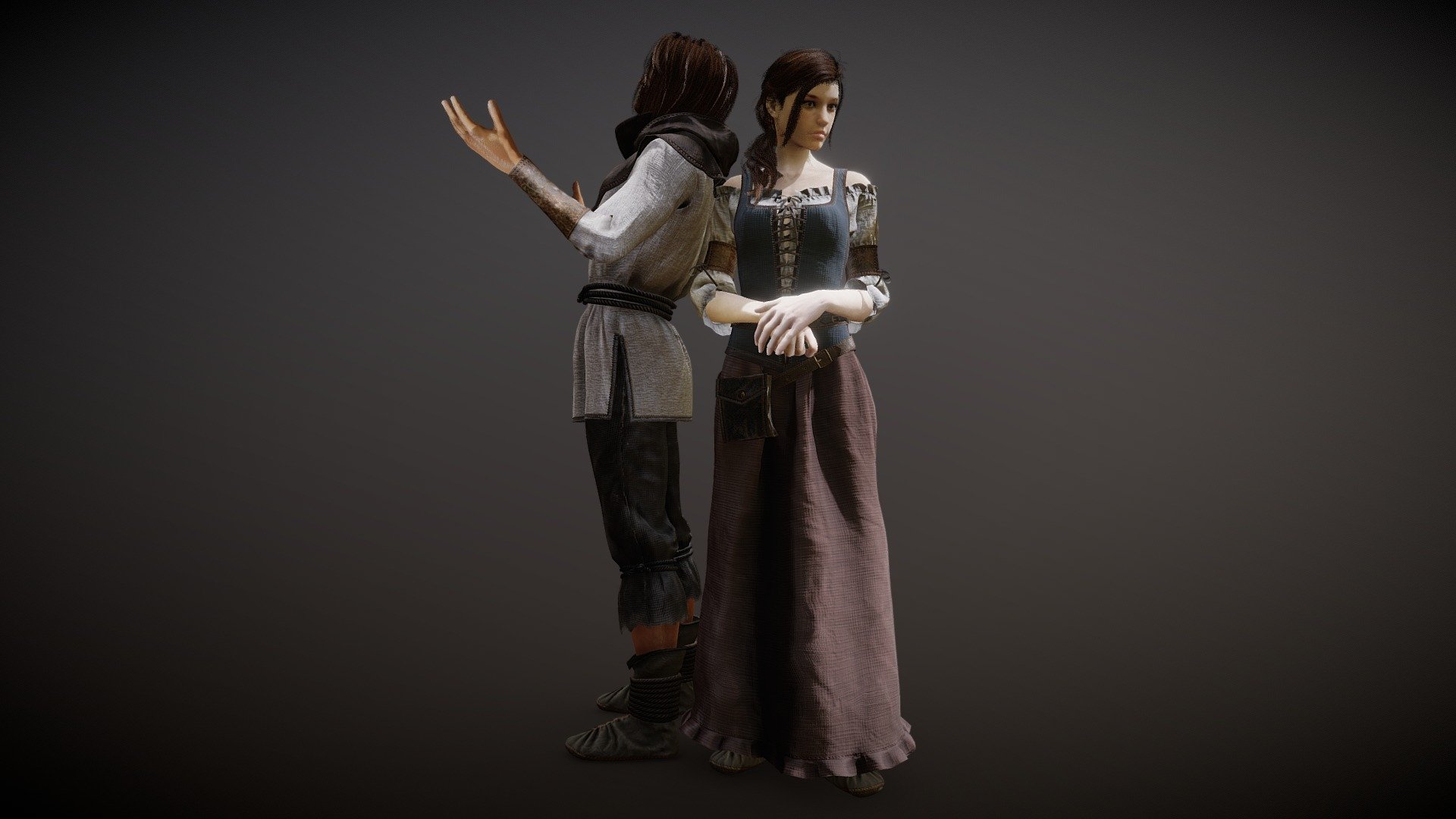 G2 Medieval NPCs preview B - Buy Royalty Free 3D model by Quang Phan ...