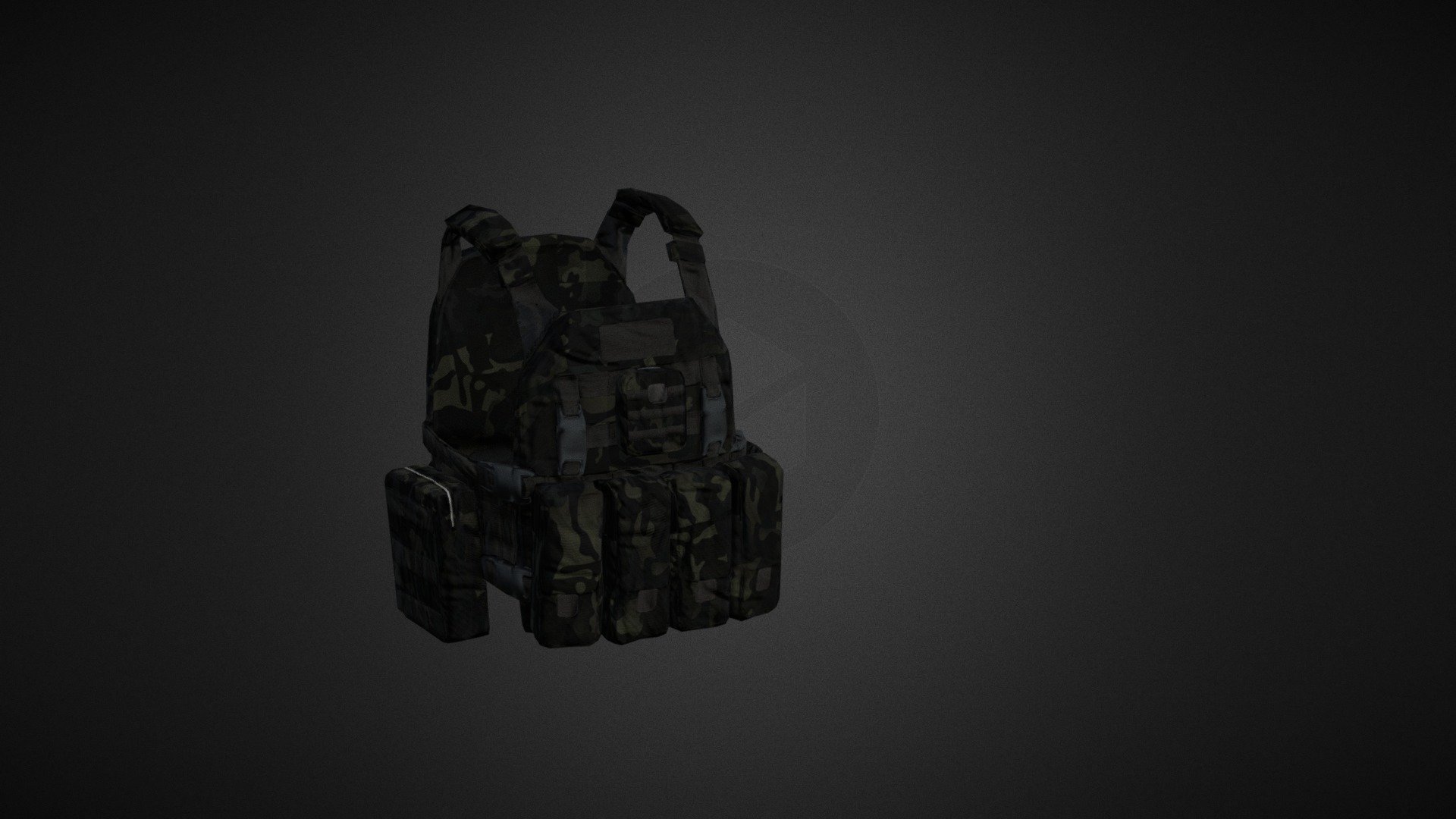 Armor Tactical Vest - low poly - 3D model by xtach (@kirillfill2003 ...