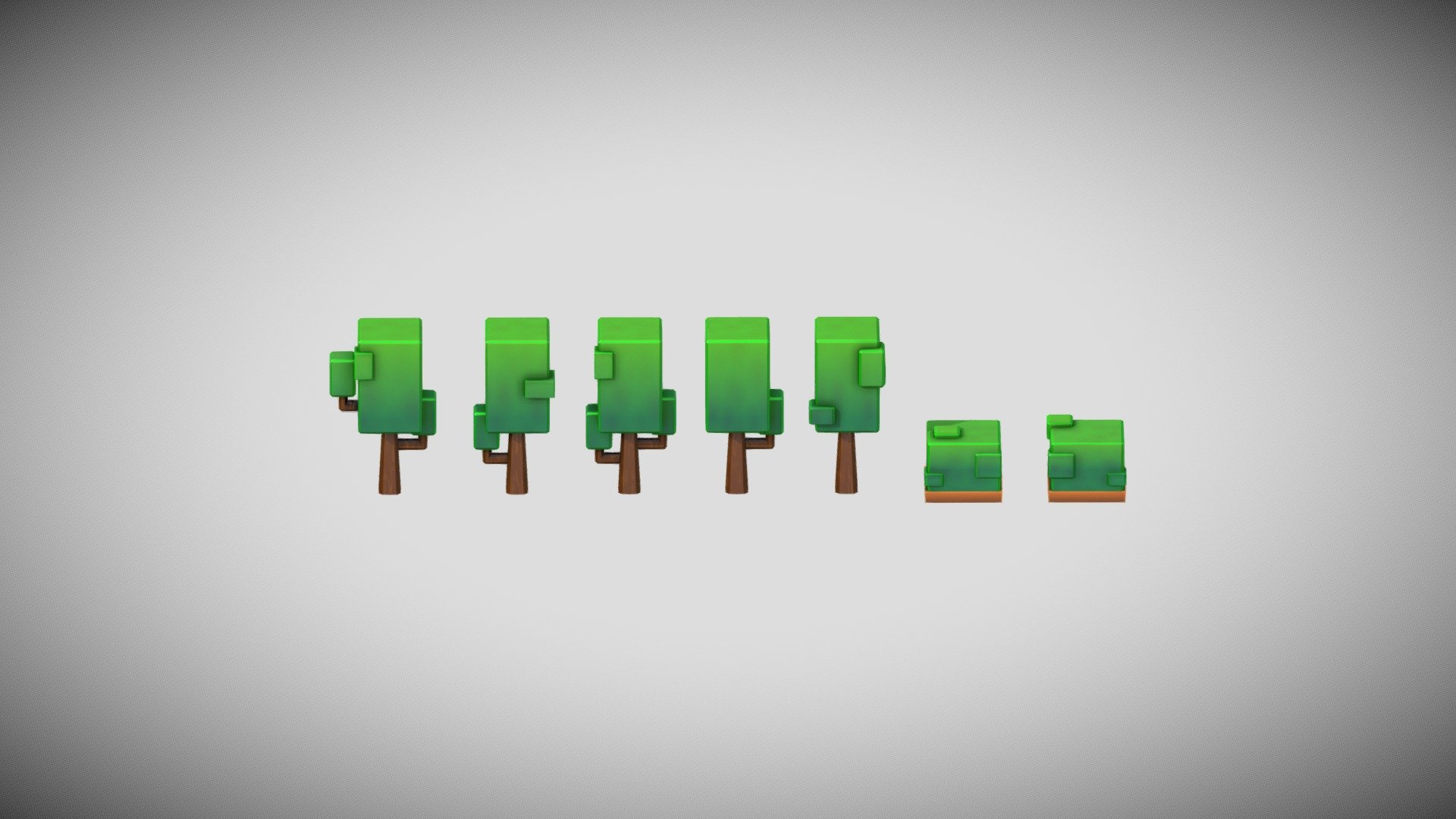 Toon Style Tree Collection - 3D model by omonov (@omonov13) [7da87d2 ...