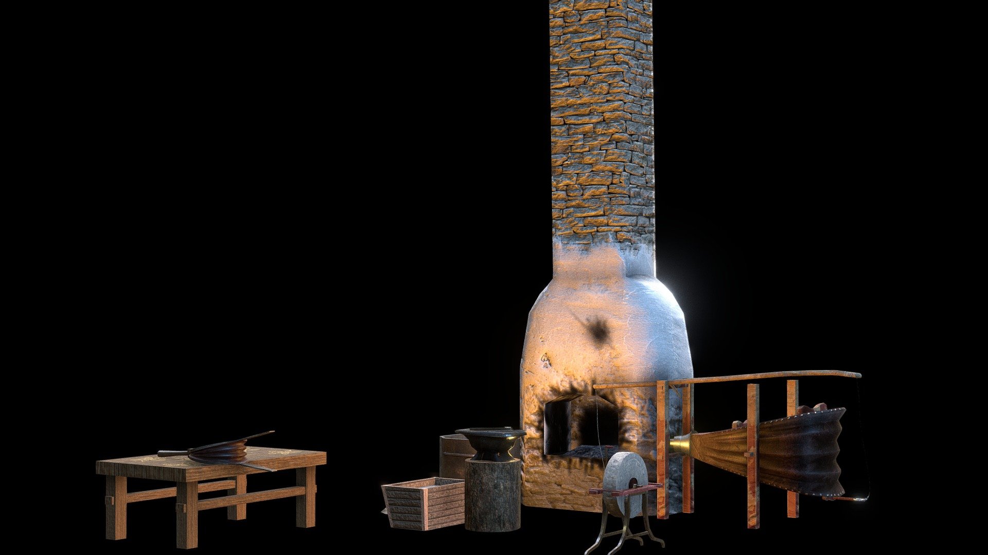 Forge - 3D model by Ame8 [7daafc1] - Sketchfab