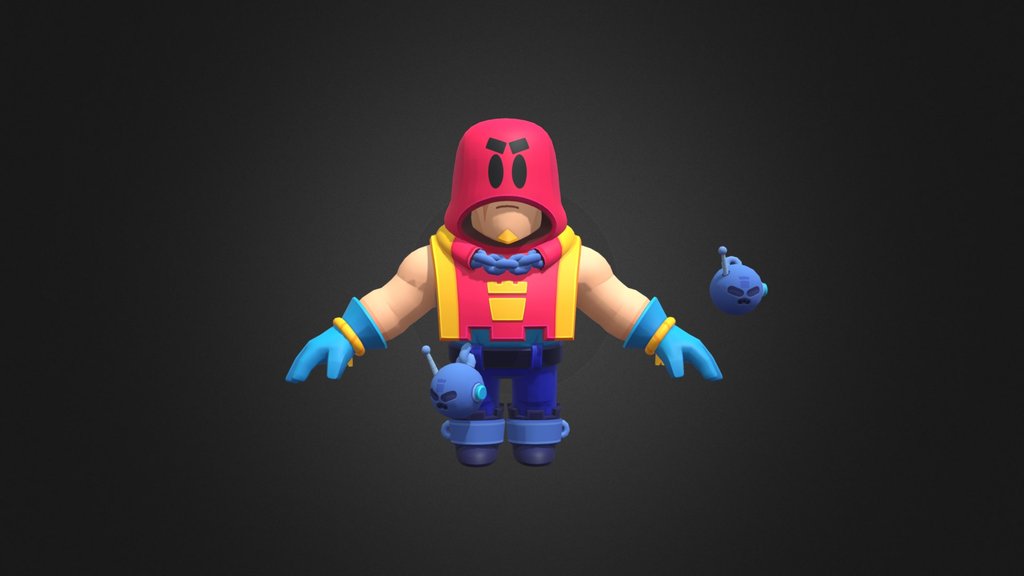 Brawl Stars Characters - A 3D model collection by VM Production (@vm ...