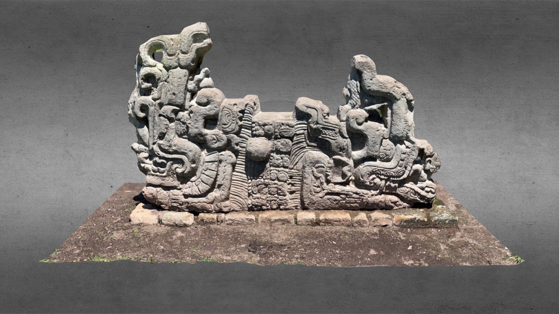 Altar, Copan - Download Free 3D model by AtsushiNoguchi [7dac5c6 ...