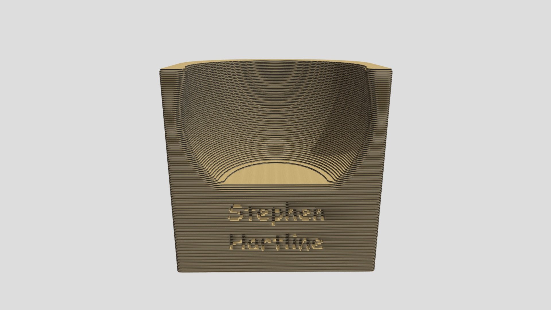 Cardboard Chair Hartline - Download Free 3D model by stephen hartline ...