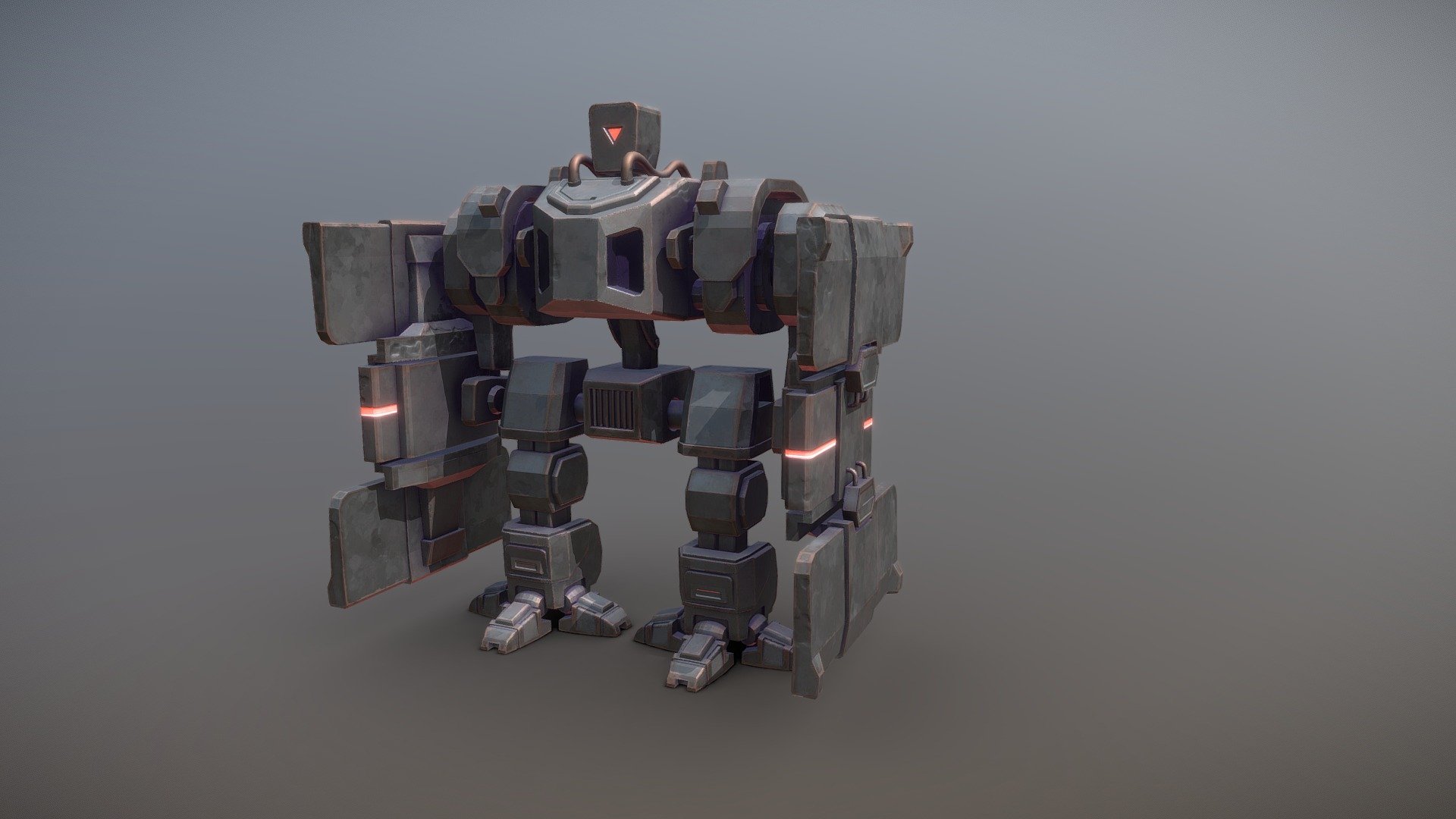 Stylized Robot - 3D model by Demsdrob 3D-Art (@Demsdrob) [7dad462 ...