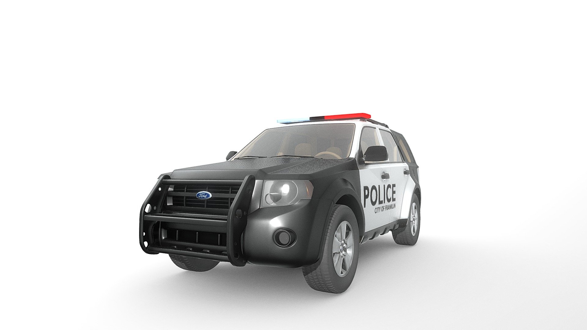 Ford Police Car - Download Free 3D model by Blender Studio™ (@Blend_GUY ...
