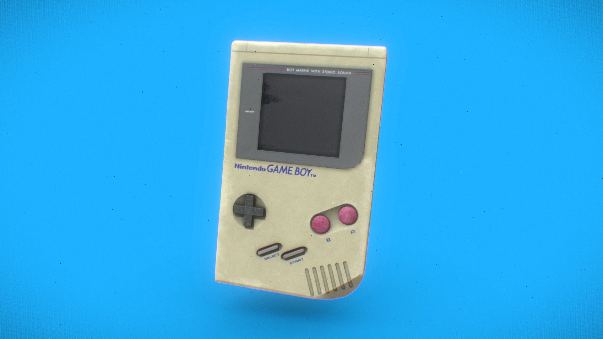 Game Boy | 3D Model Low-Poly - Download Free 3D model by ItsKevin ...