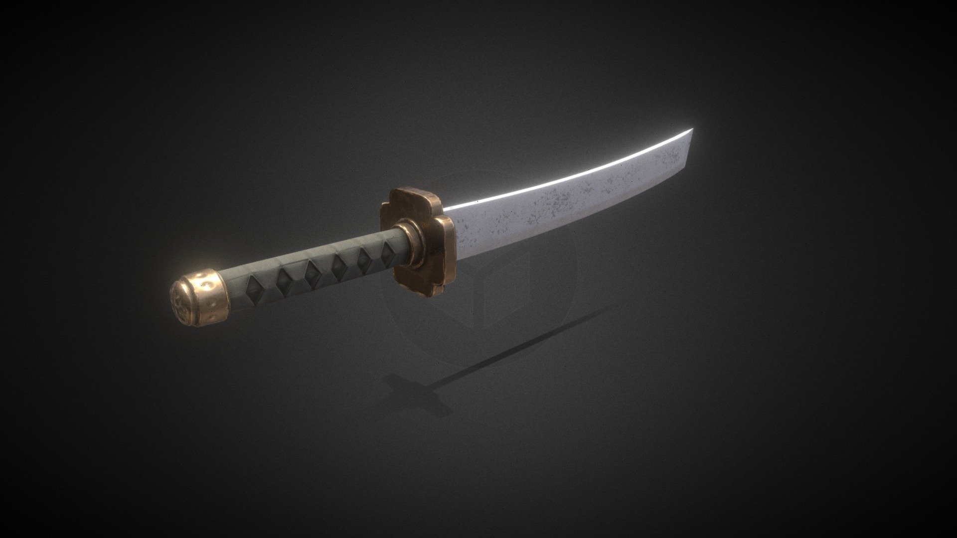 Tanto Low-Poly Game Ready - Download Free 3D model by V.Wios ...