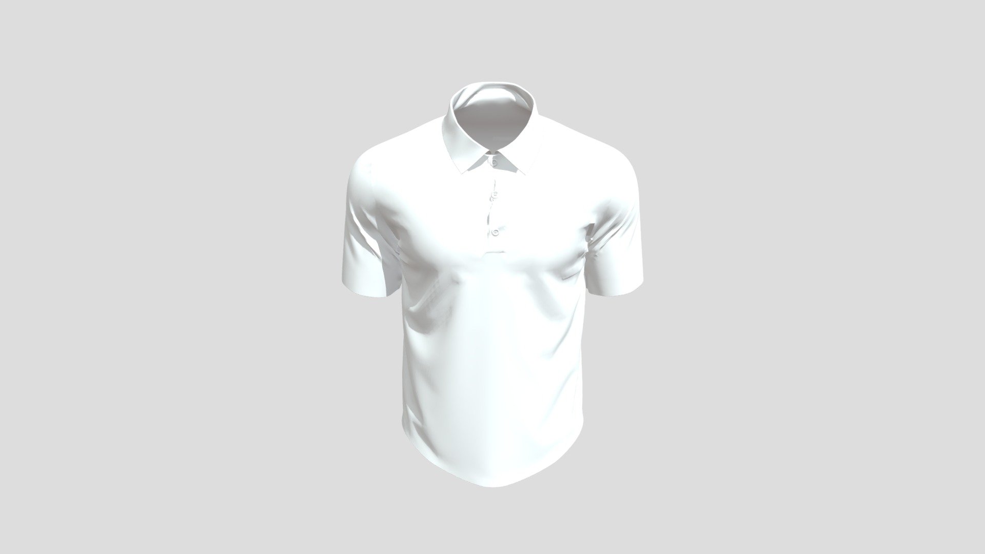 Basic Mens Polo - 3D model by nswerdlowe [7db1656] - Sketchfab