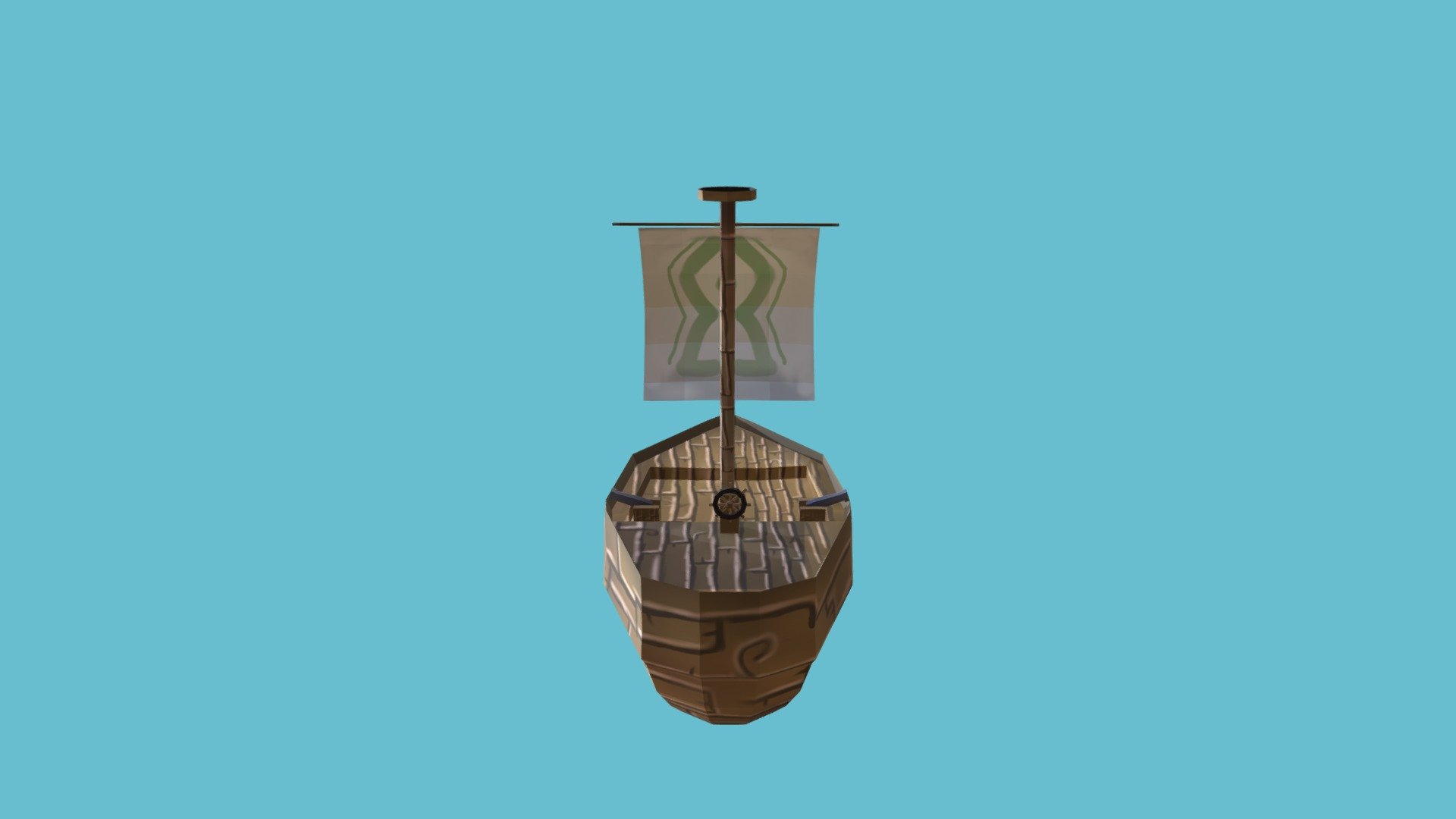 Low poly cartoon boat - 3D model by roroer [7db4c70] - Sketchfab