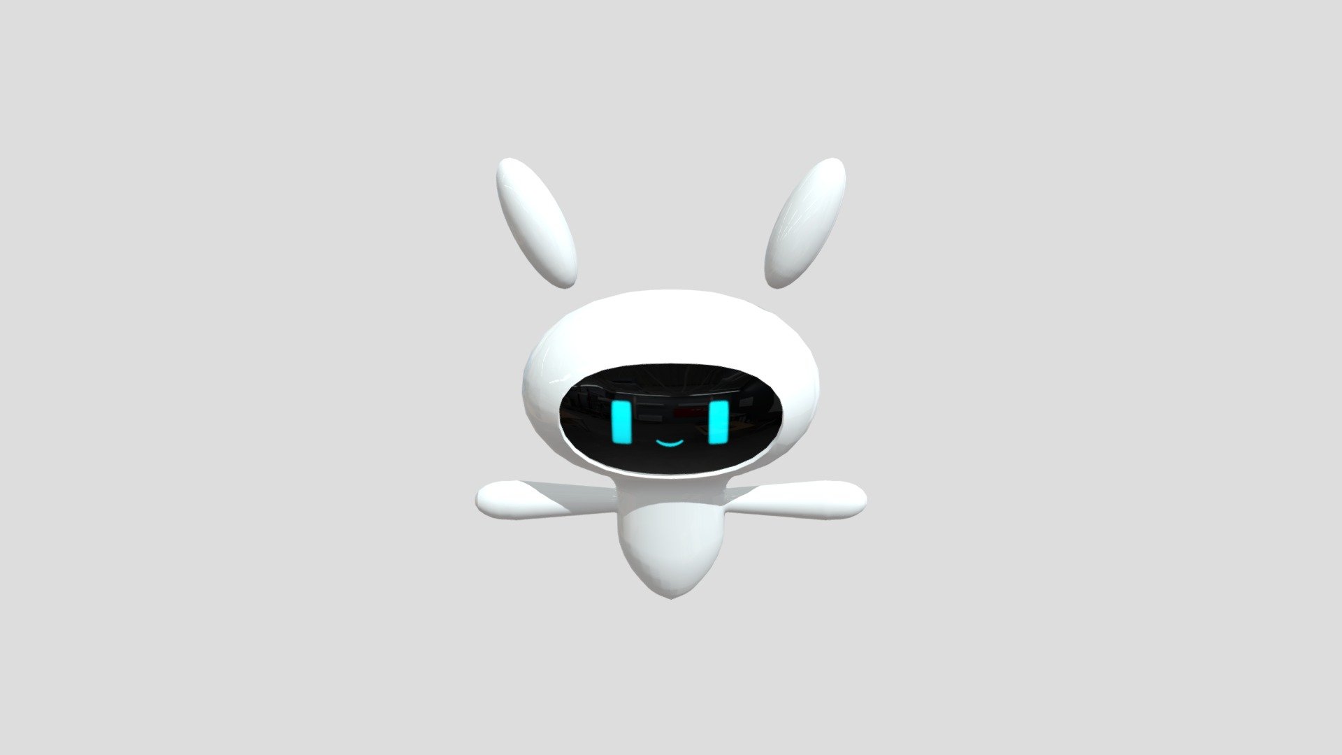 Cute Robot - 3D model by RiotingSpectre [7db51dc] - Sketchfab