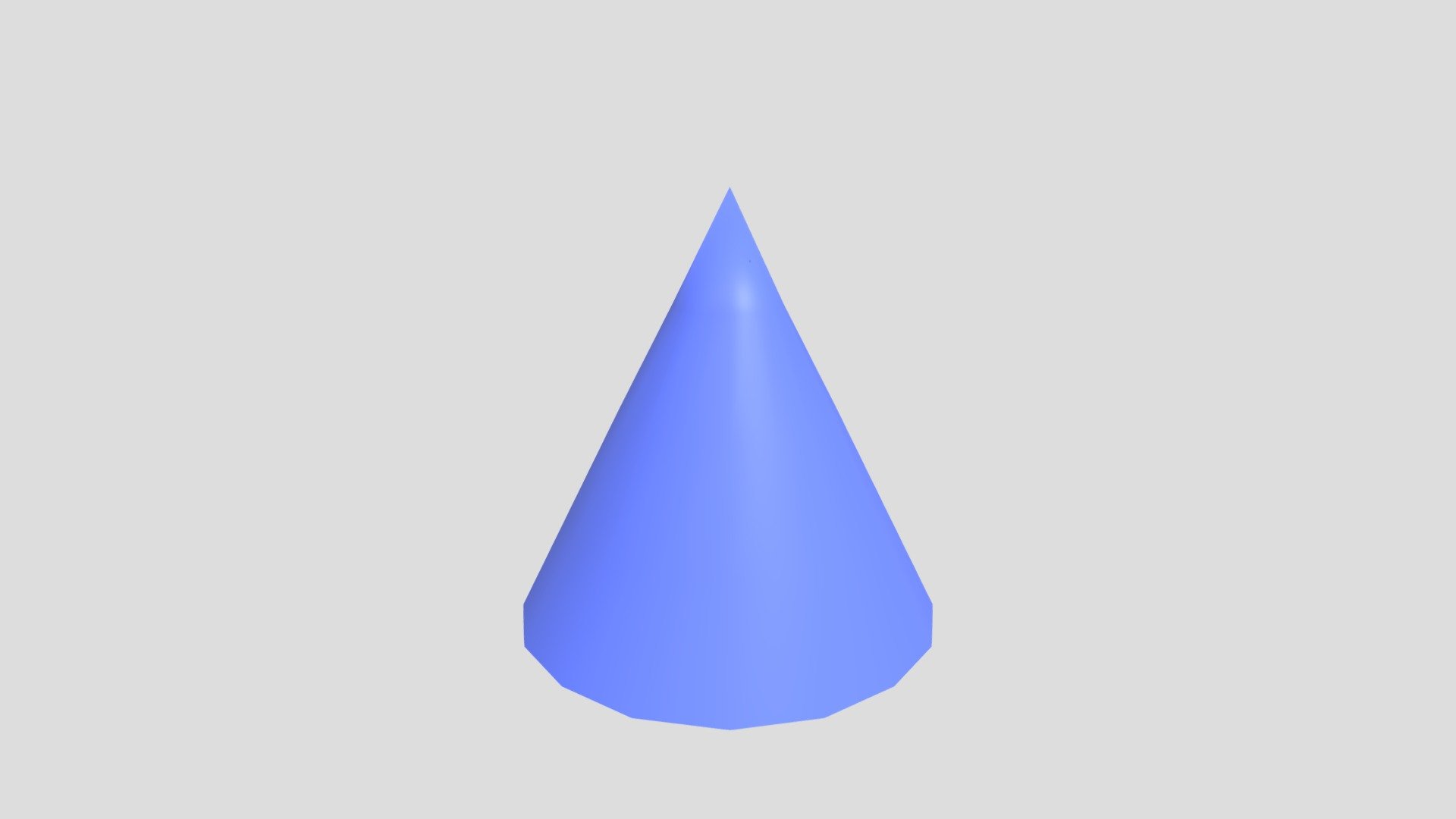 Cone-blue - Download Free 3D model by username7777777 [7db5b0b] - Sketchfab