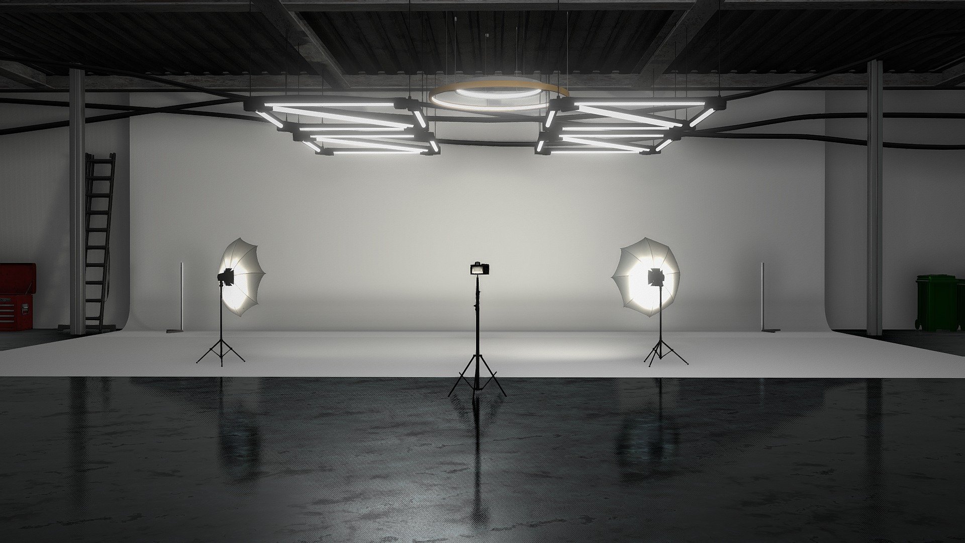 Studio Environment 3D model - Buy Royalty Free 3D model by rixpanda ...