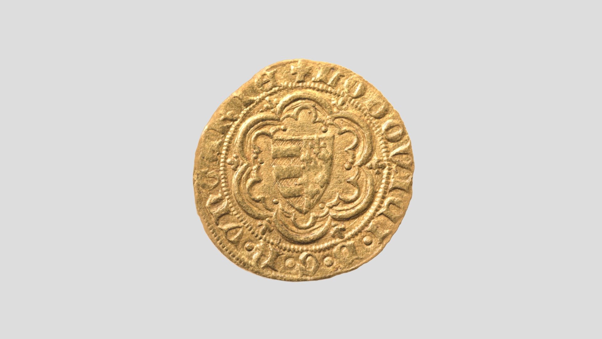 Nagy Lajos király aranyforintja - 3D model by Déri Múzeum Numizmatikai ...