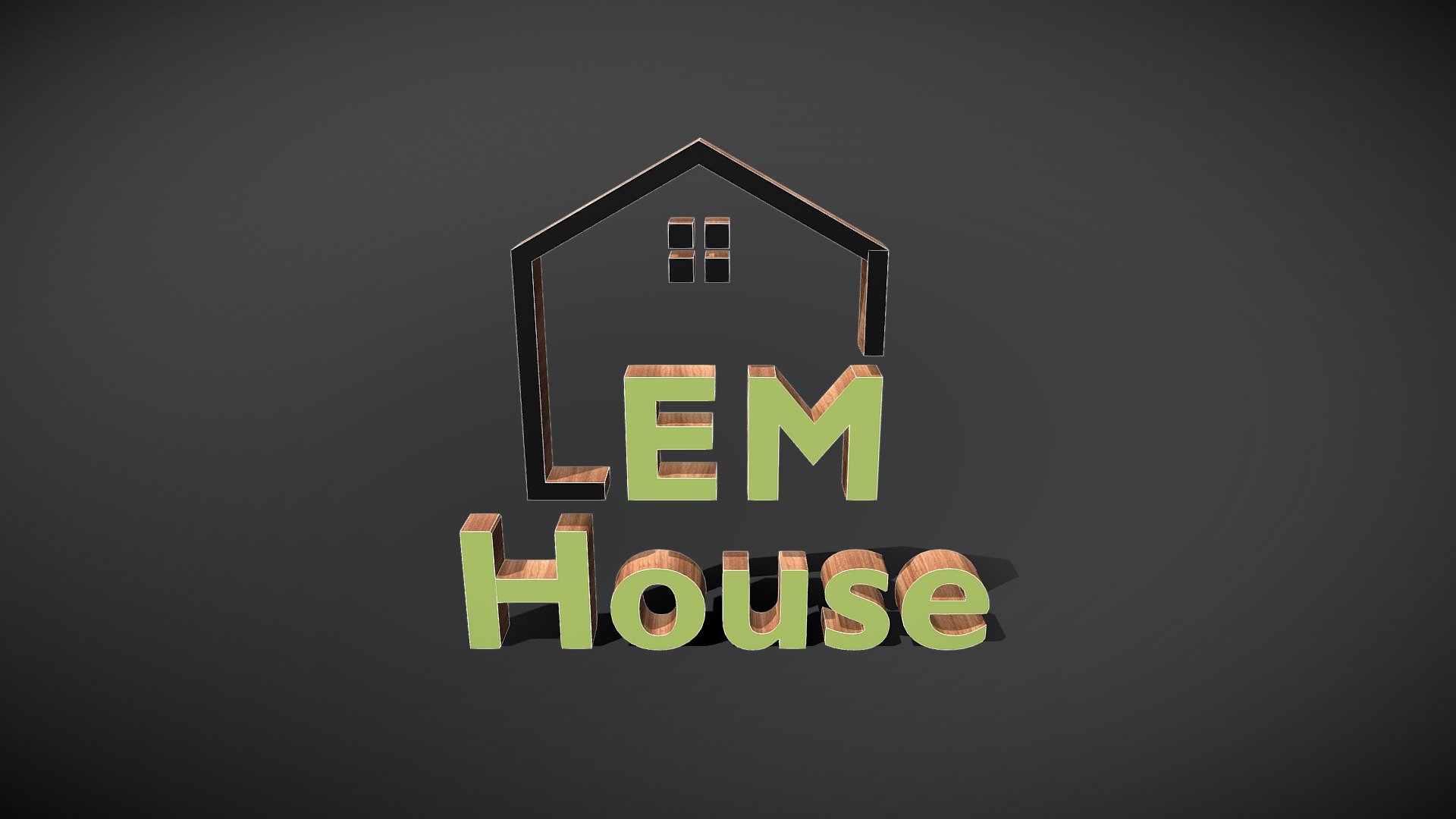 EM_House_logo - Download Free 3D model by JollyGenius [7db9f06] - Sketchfab