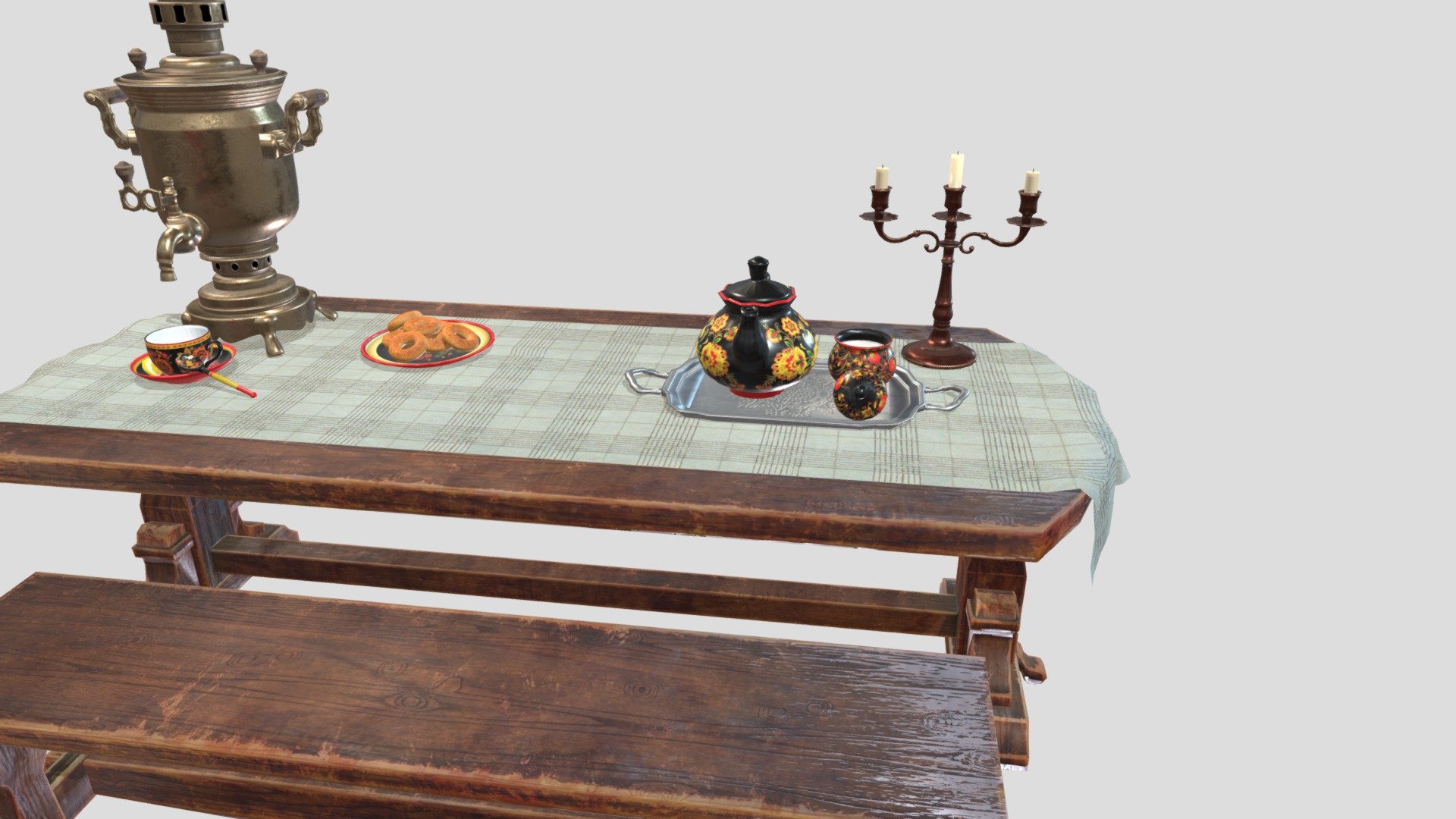 Feast of the times of the USSR - 3D model by Blackpantaher [7dba770 ...