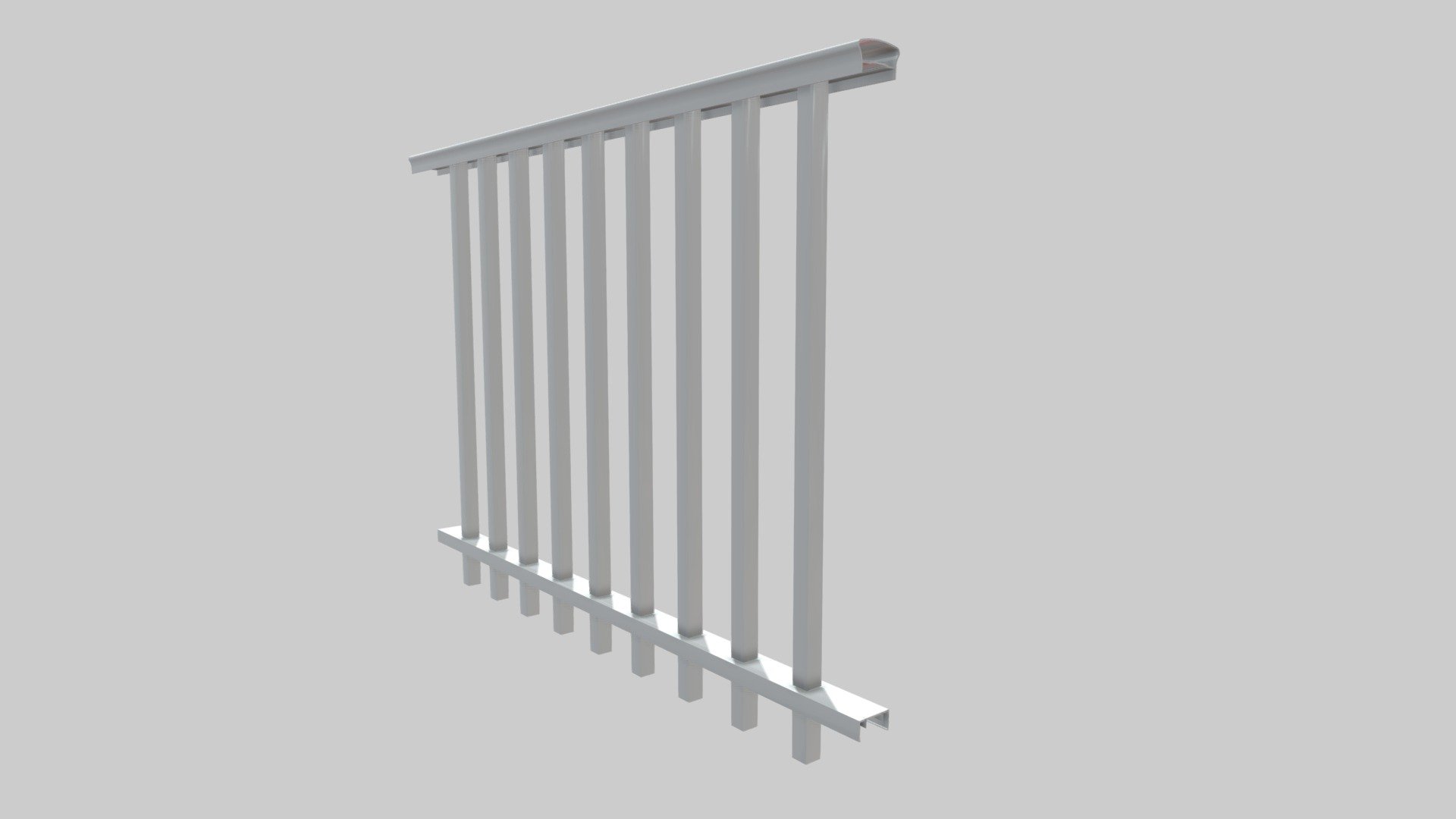 Welded Hand Rail - 3D model by ALUMINA [7dbda7e] - Sketchfab