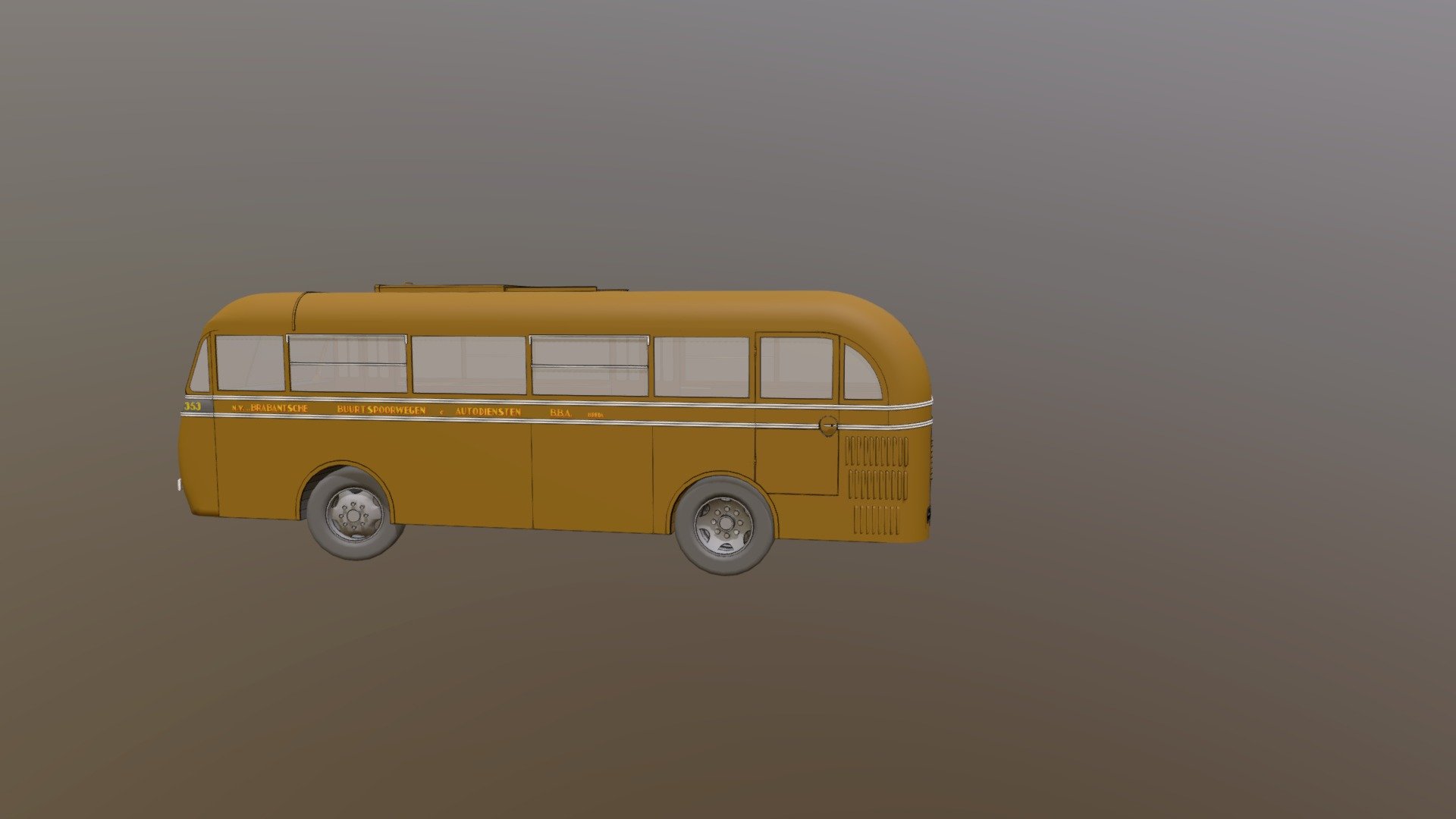 stadsbus Den Bosch - 3D model by ronjasker [7dbe78c] - Sketchfab