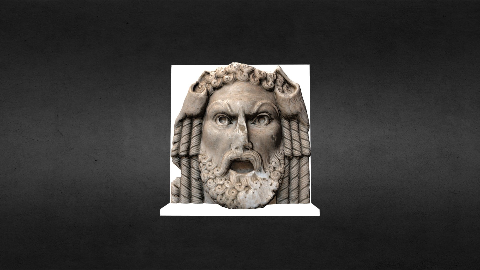 Mascarón Romano (Museo de Orange, Francia) - 3D model by Virtual Past ...