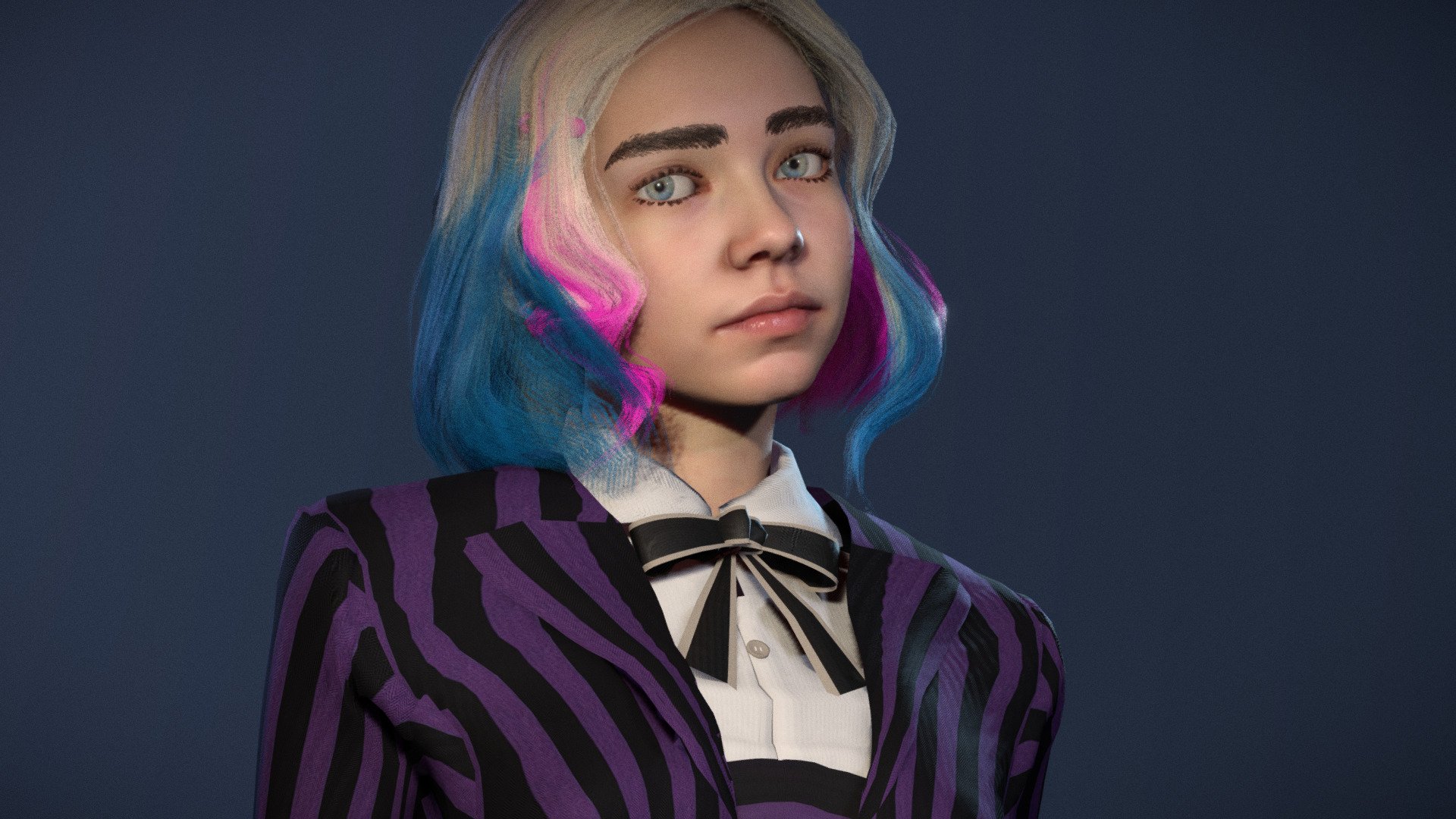 Enid S2 fanart - 3D model by Cg Stuff (@bokeh) [7dc04cb] - Sketchfab