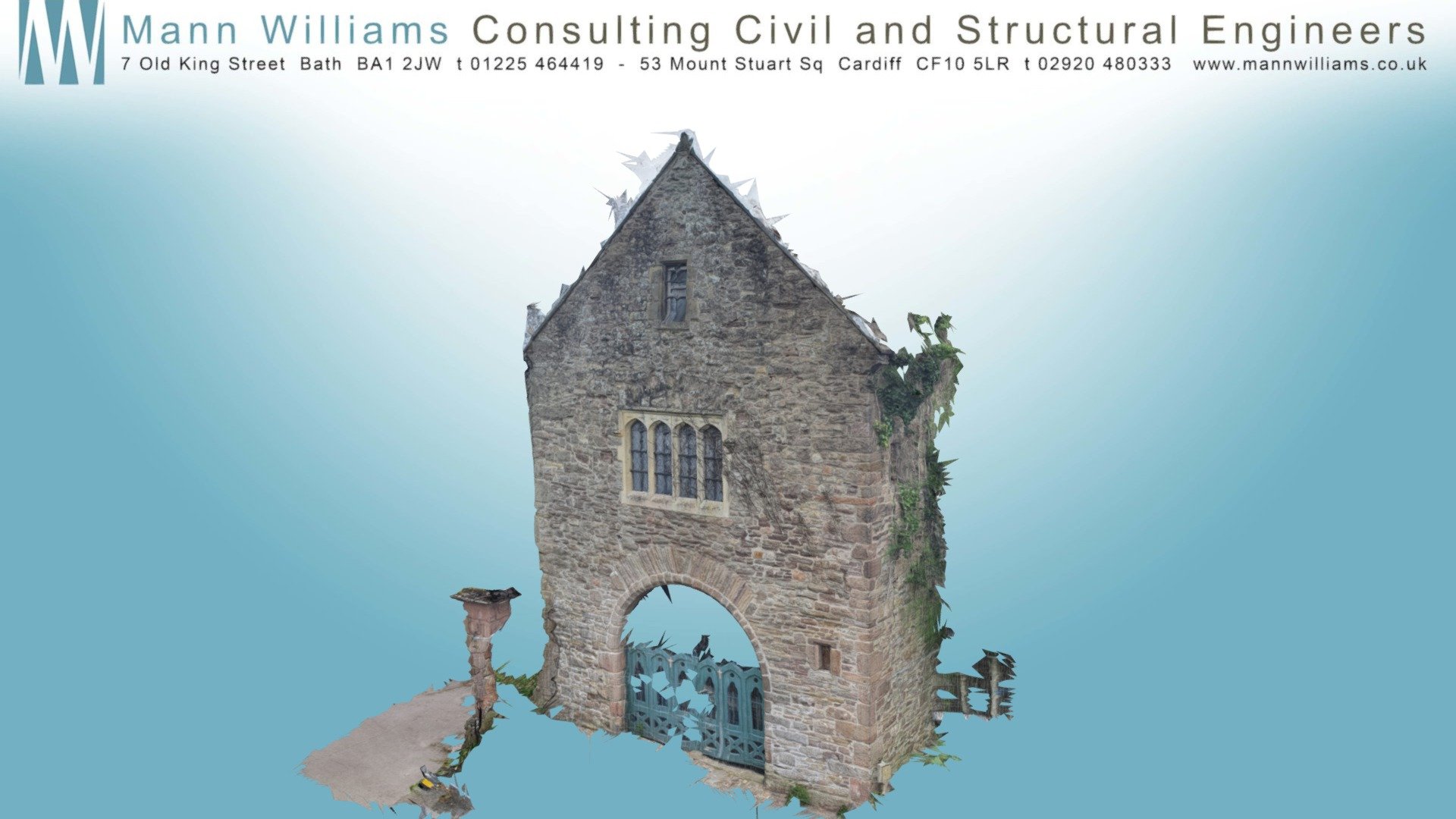 10395 - Usk Priory Gatehouse - 3D model by Mann Williams (@Mann ...