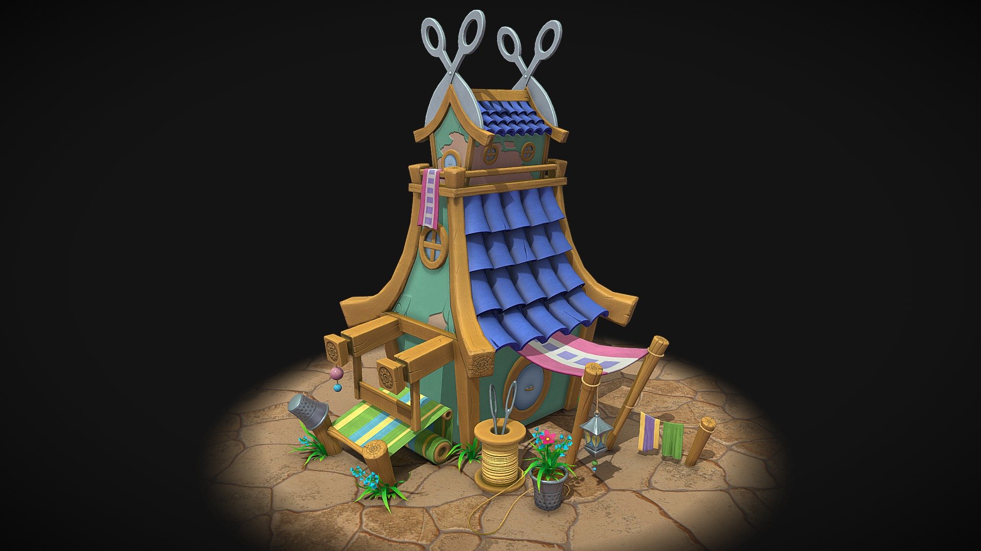Sewing Workshop - 3D model by Lorenzo Penco (@Eksmanen) [7dc1f22 ...