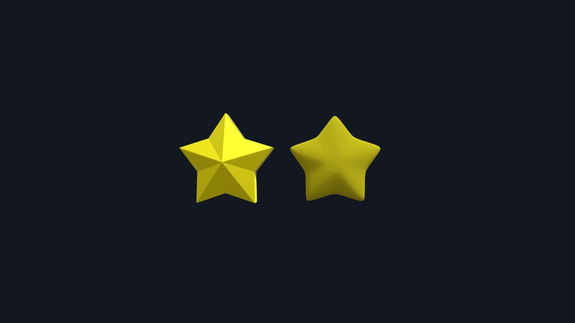 Animated Low Poli and Smooth Spinning Stars - 3D model by Asseteria ...