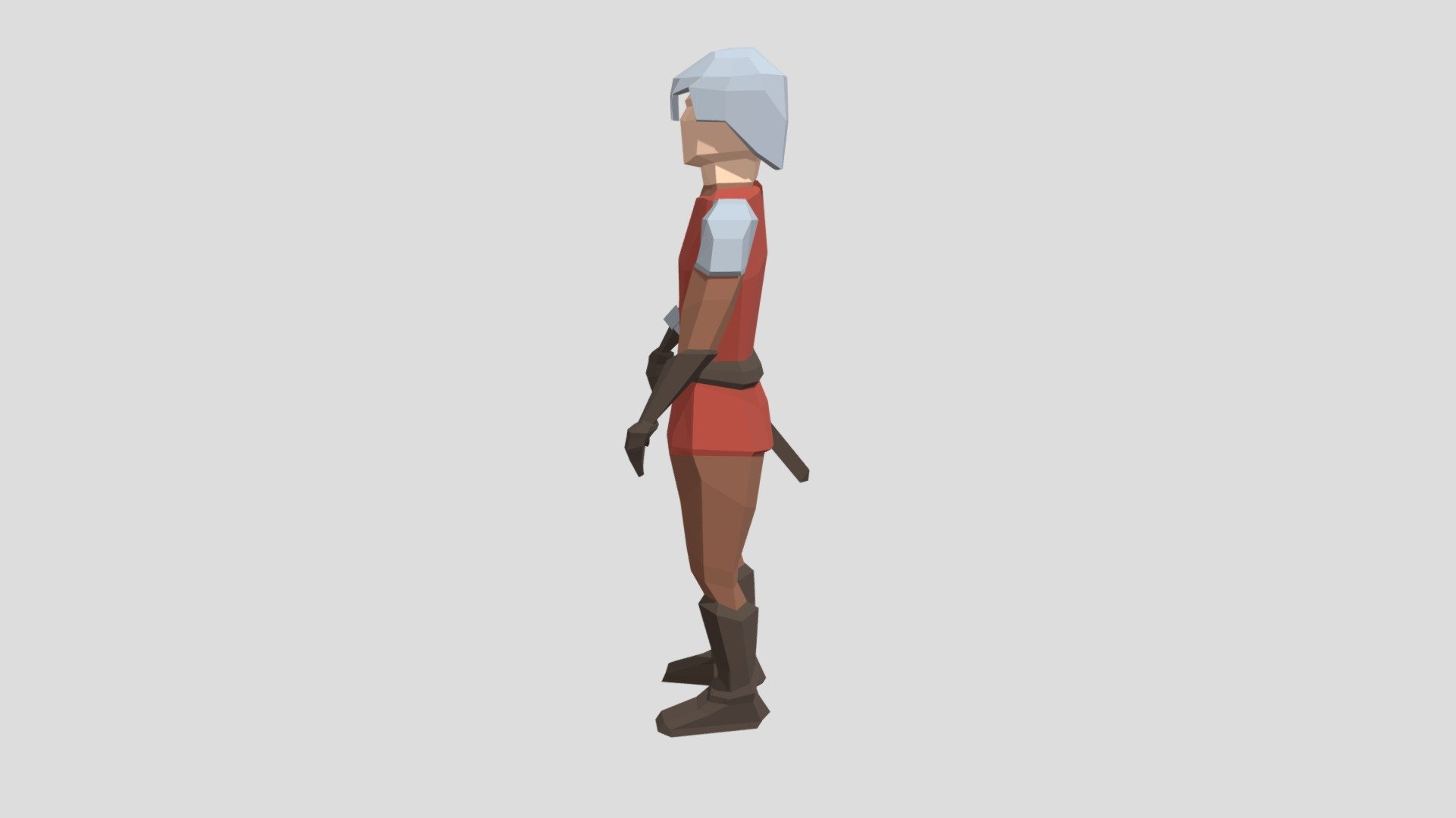 Guard Model Low Poly - Download Free 3D model by TilLight [7dc453d ...