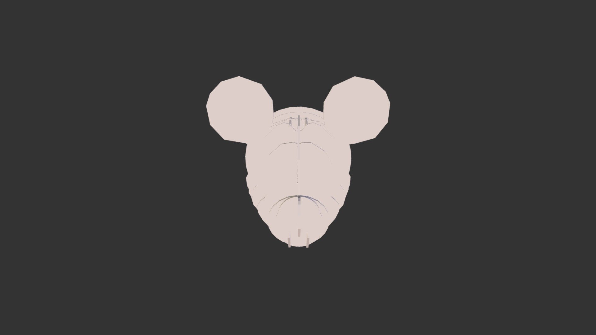Mickey Mouse Head 3D - 3D model by Taxidermia Design (@leonardt ...