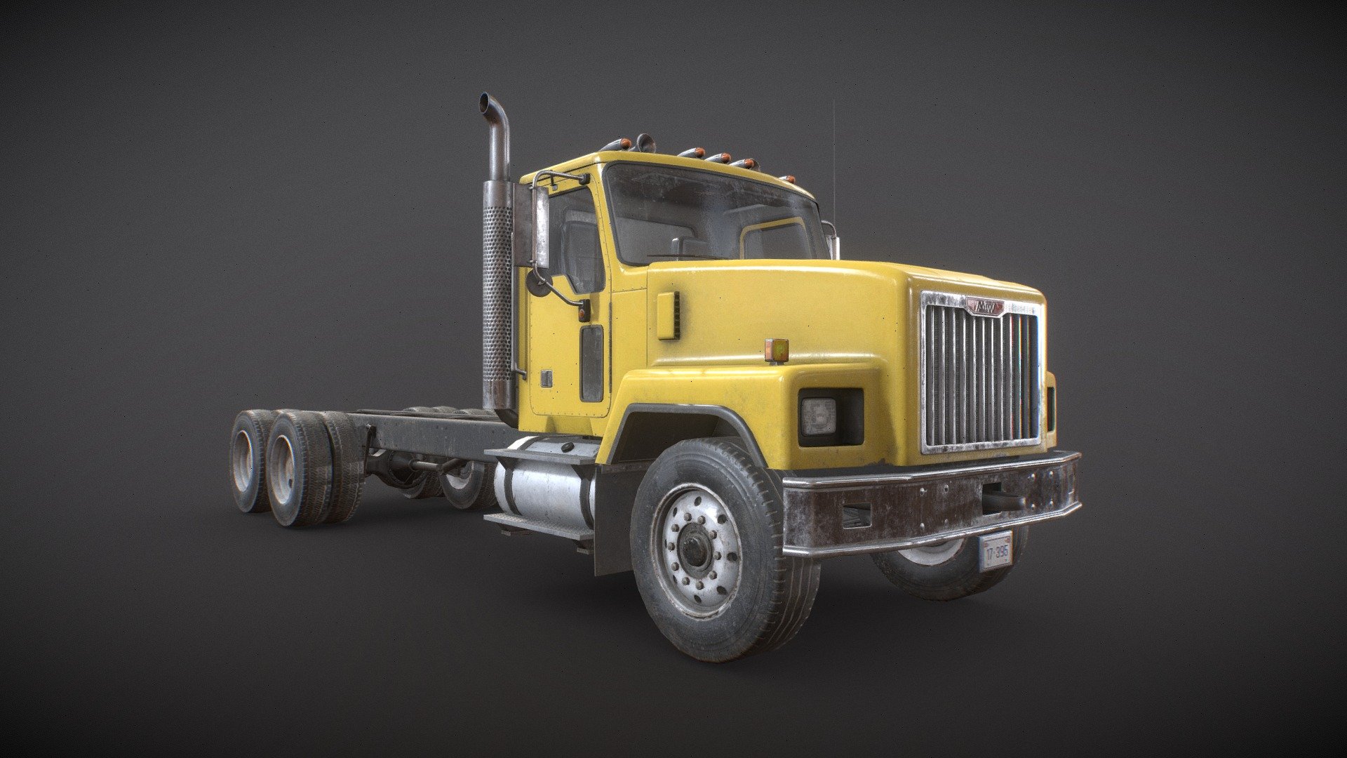 Classic Truck - Yellow - Low Poly - Buy Royalty Free 3D model by MSWoodvine [7dc5e5a ...