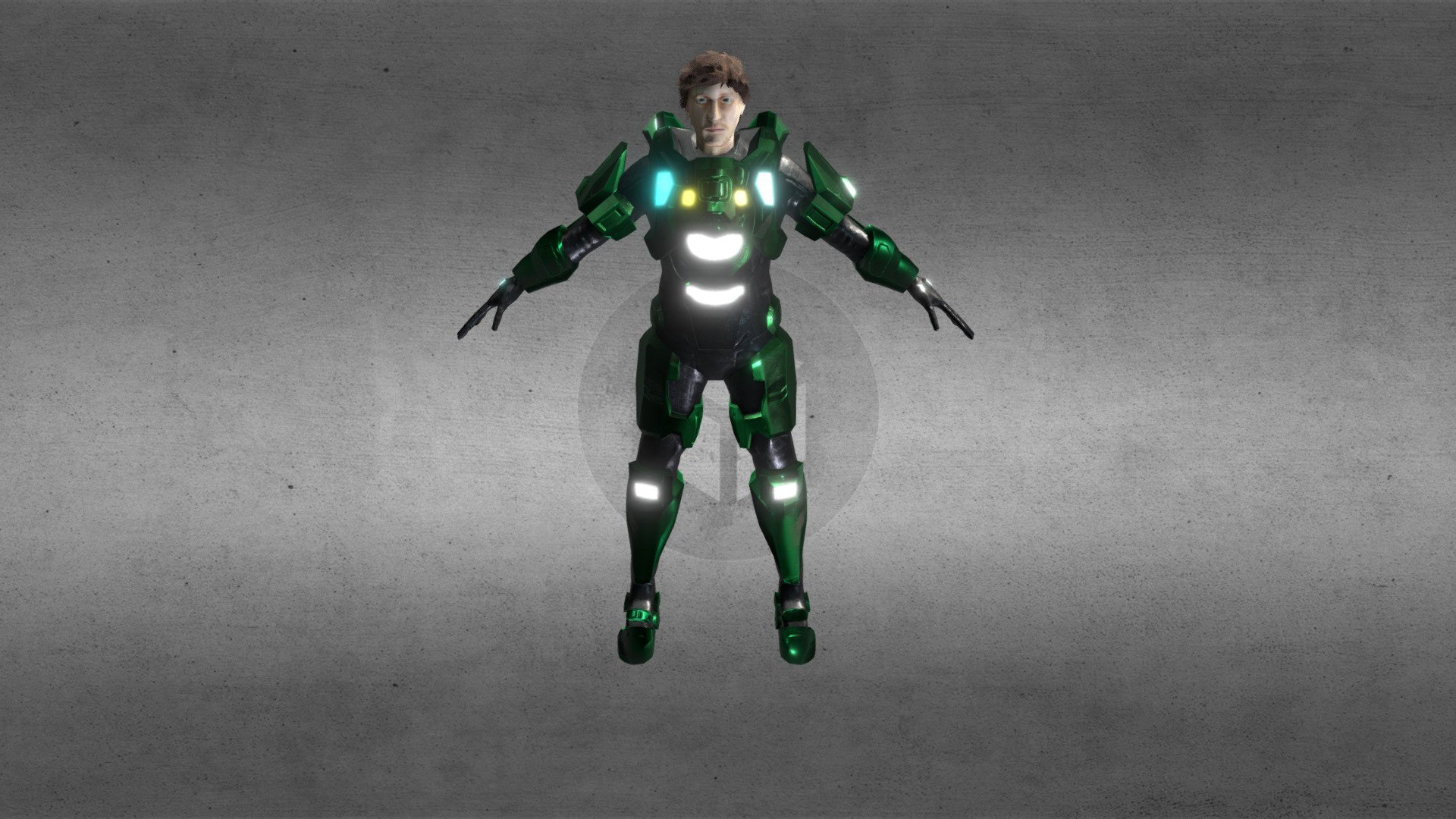 Halo Concept Character - 3D model by Ikki_3d [7dc63c2] - Sketchfab