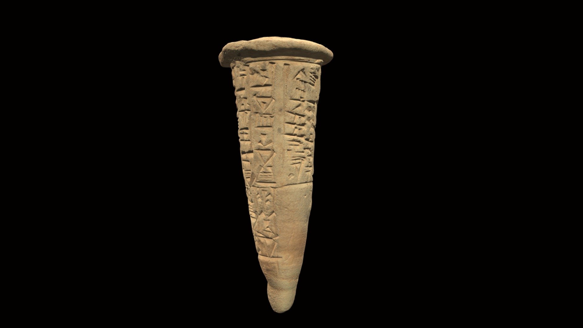 Cone HMANE1899.2.628 - 3D model by Harvard Museum of the Ancient Near ...