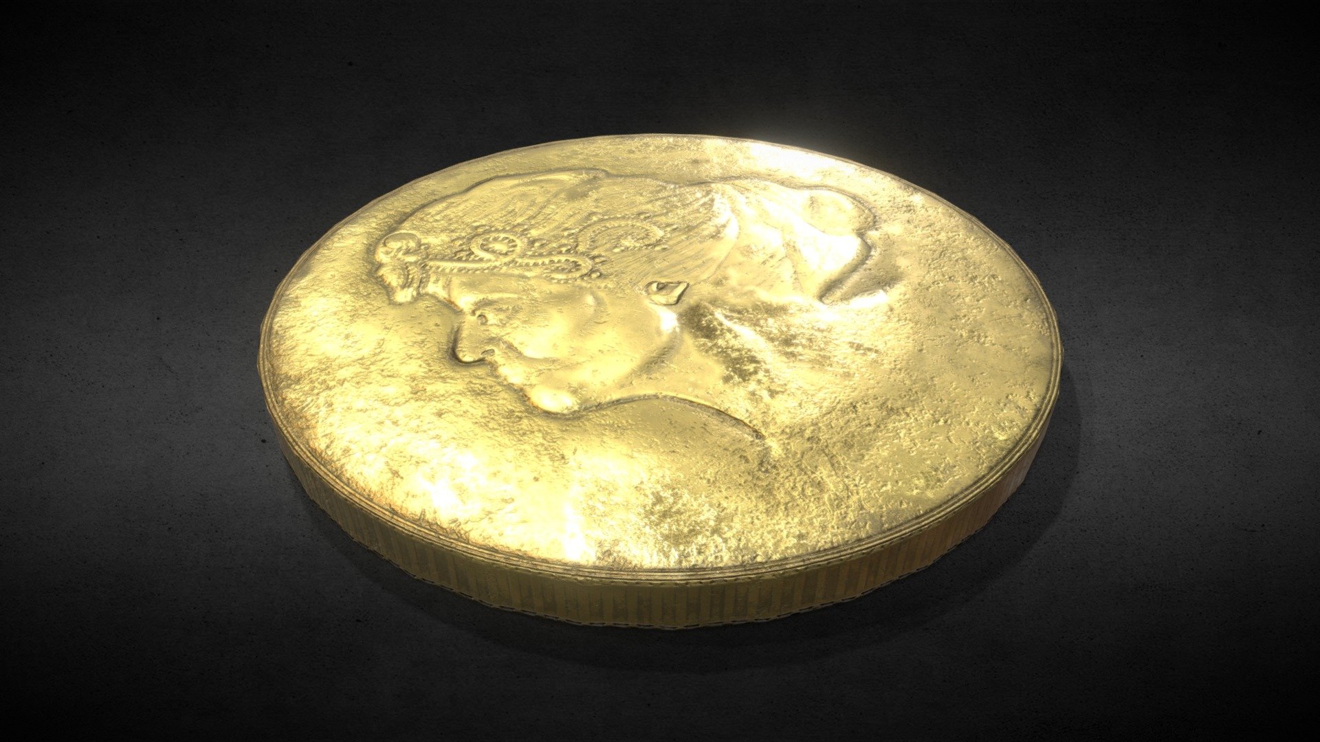 Coin (old Lady) - Buy Royalty Free 3D model by MDSDesign [7dca0de ...