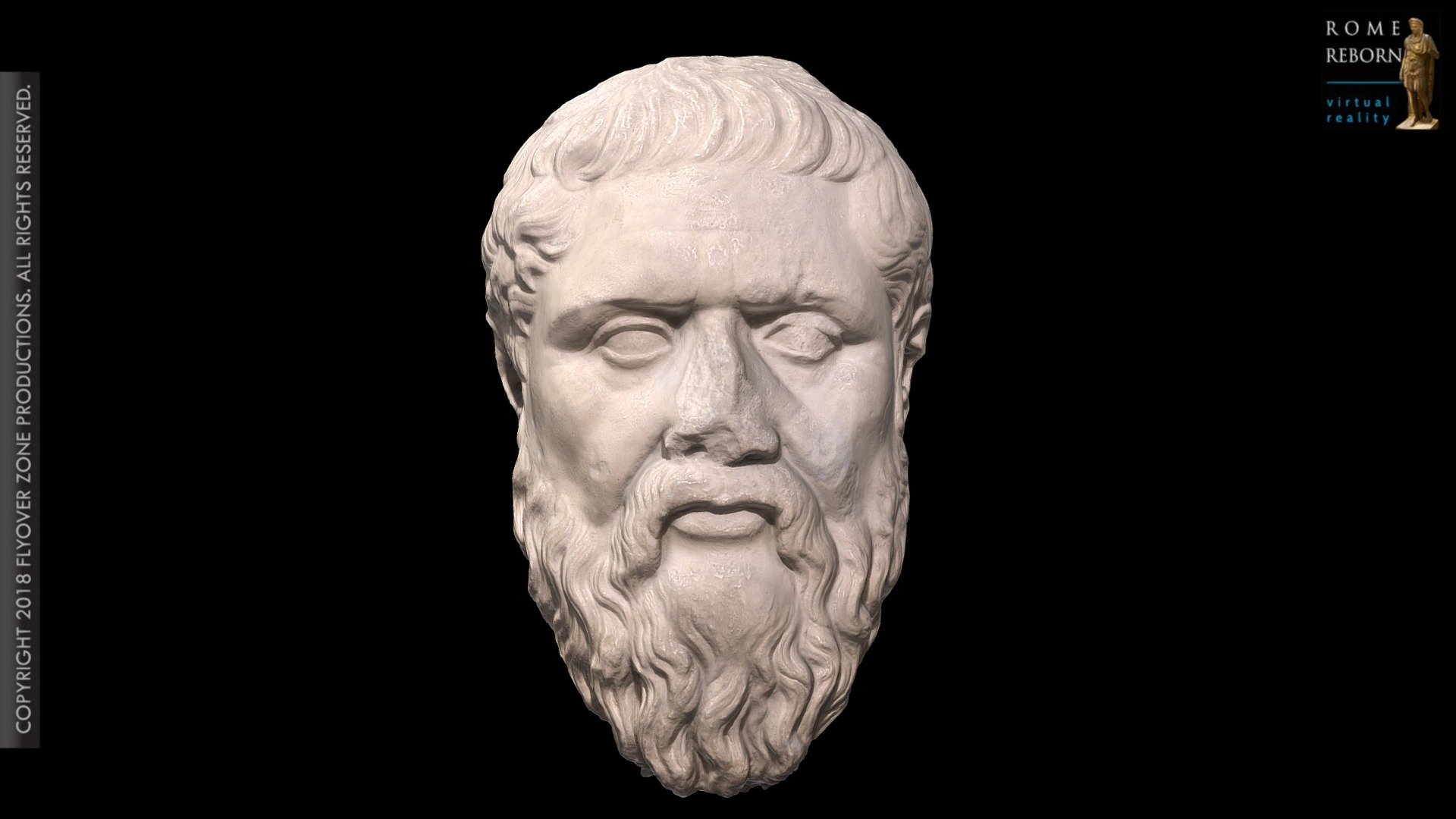 Plato - 3D model by Flyover Zone (@FlyoverZone) [7dcbe15] - Sketchfab