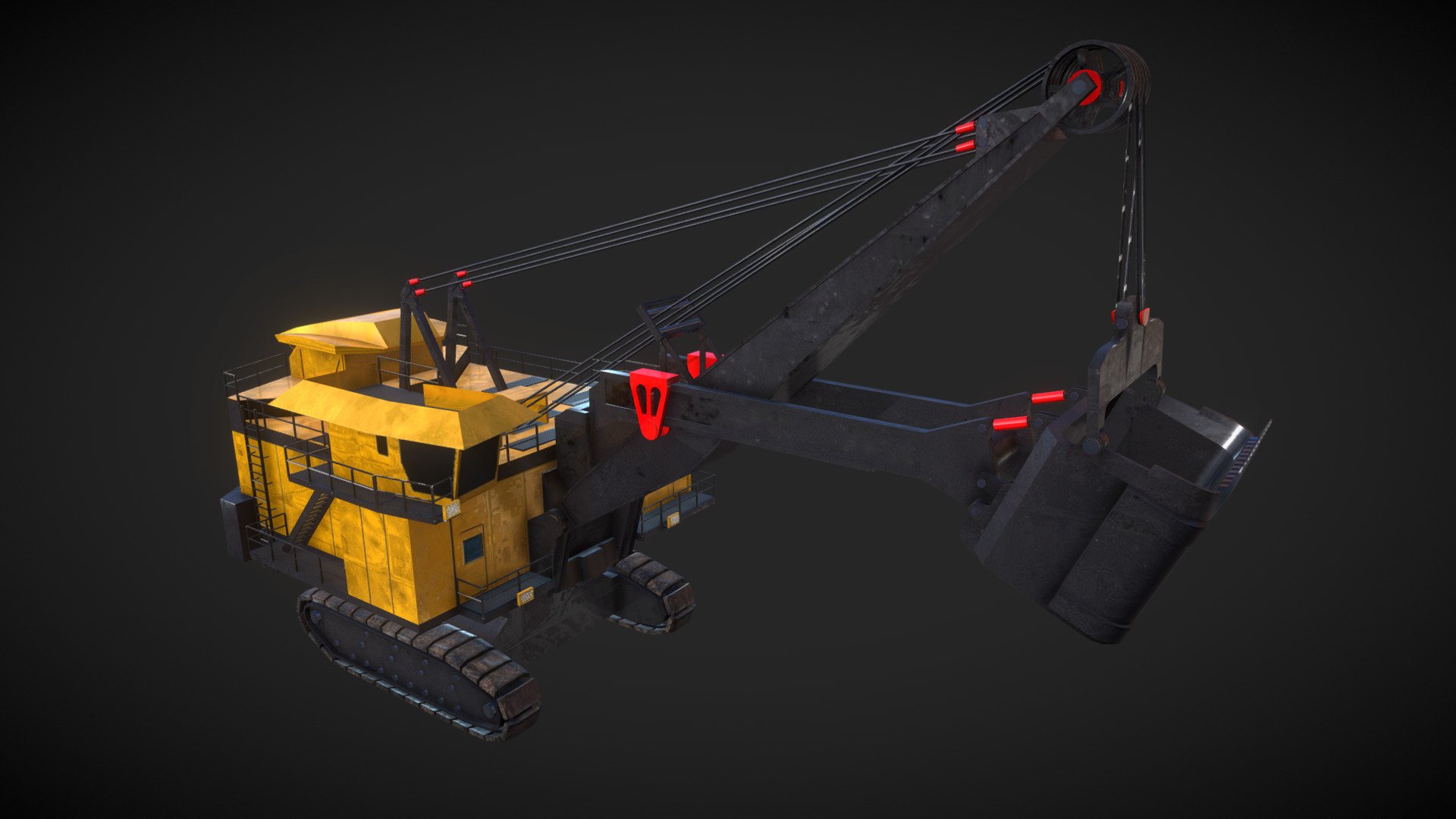 4100 Shovel - 3D model by Felix 3D (@djflexc) [7dcfbee] - Sketchfab