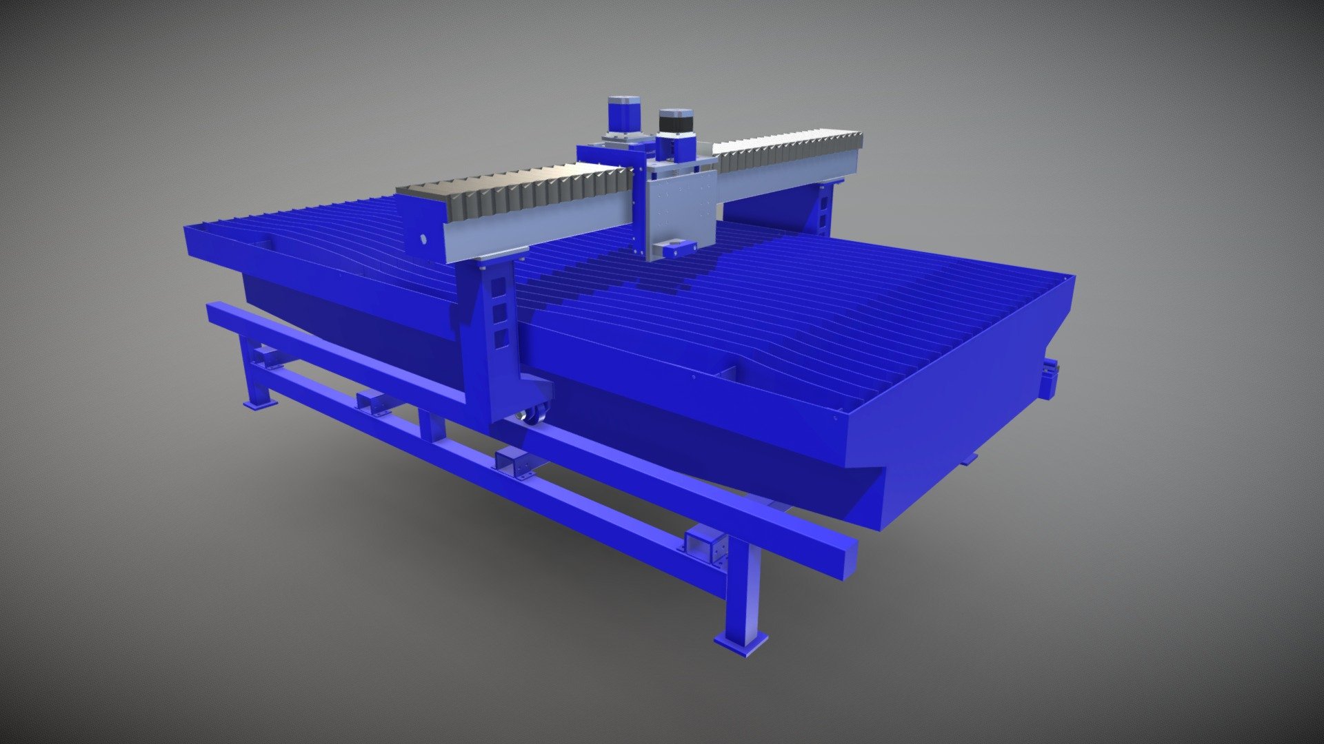 CNC plasma & oxy-fuel cutter 1500x3000 - 3D model by BVH-Techniek ...