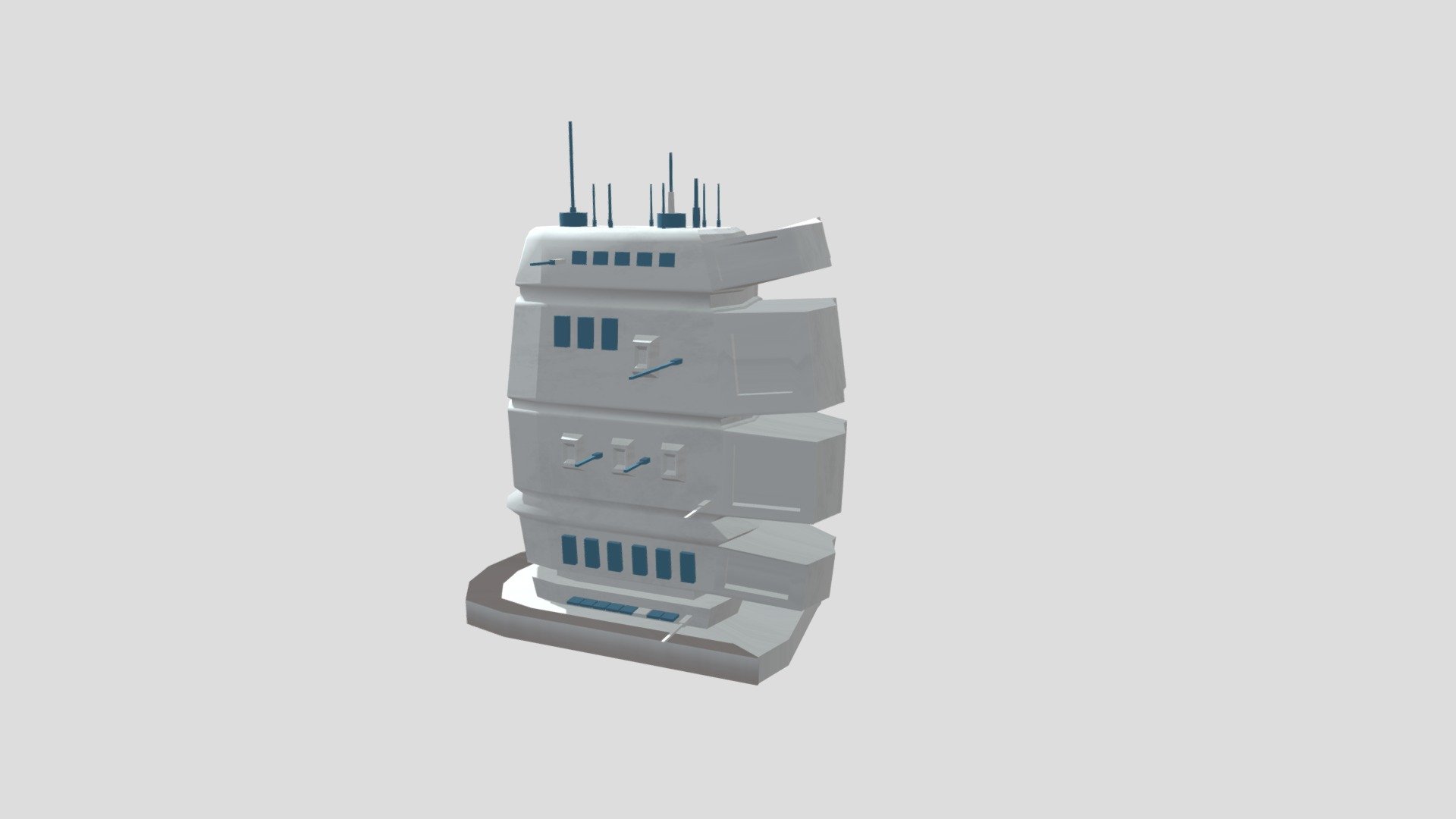 Space Station - 3D model by Owenwy [7dd243f] - Sketchfab