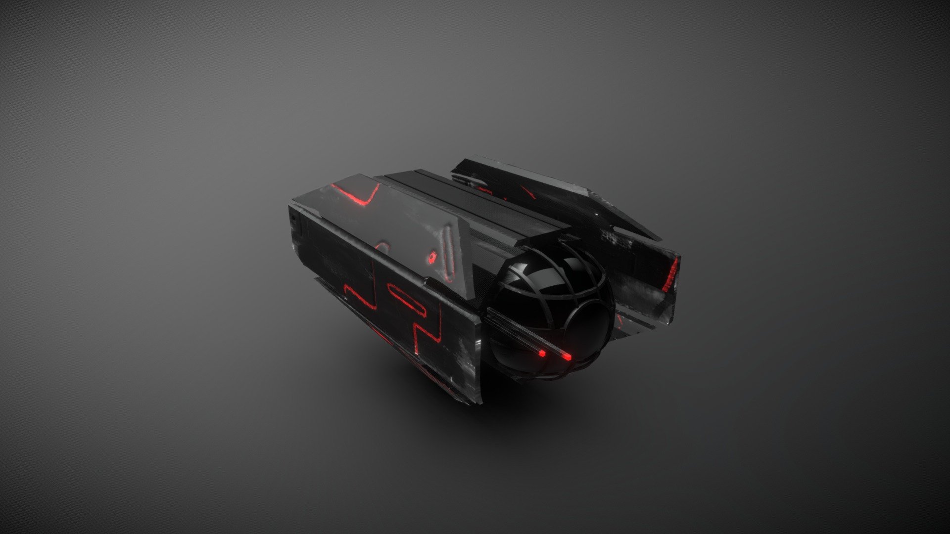 TIE tactical craft - 3D model by Chaitanya Krishnan (@chaitanyak ...
