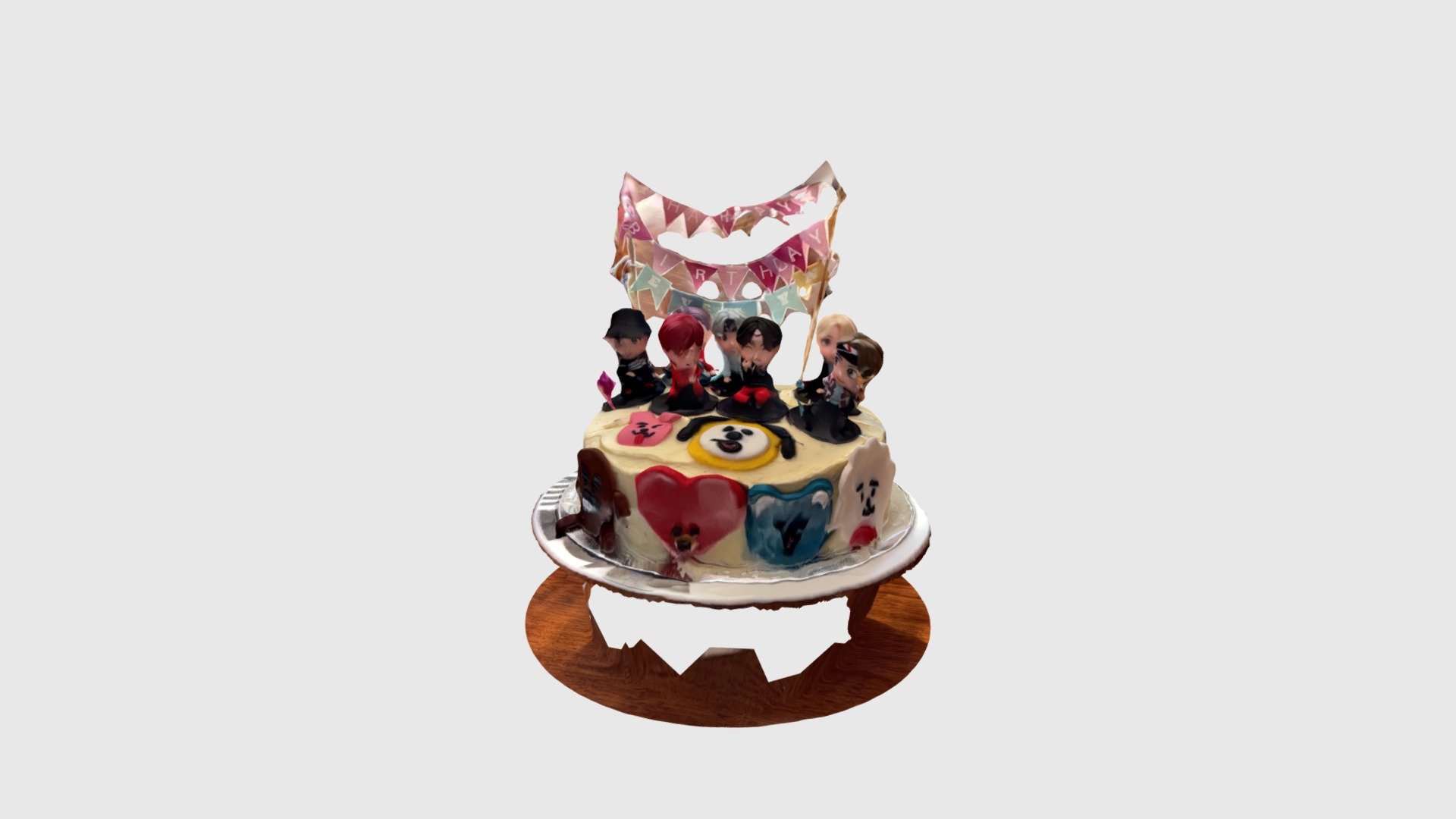 bday cake scan - 3D model by EggMan28 [7dd340e] - Sketchfab