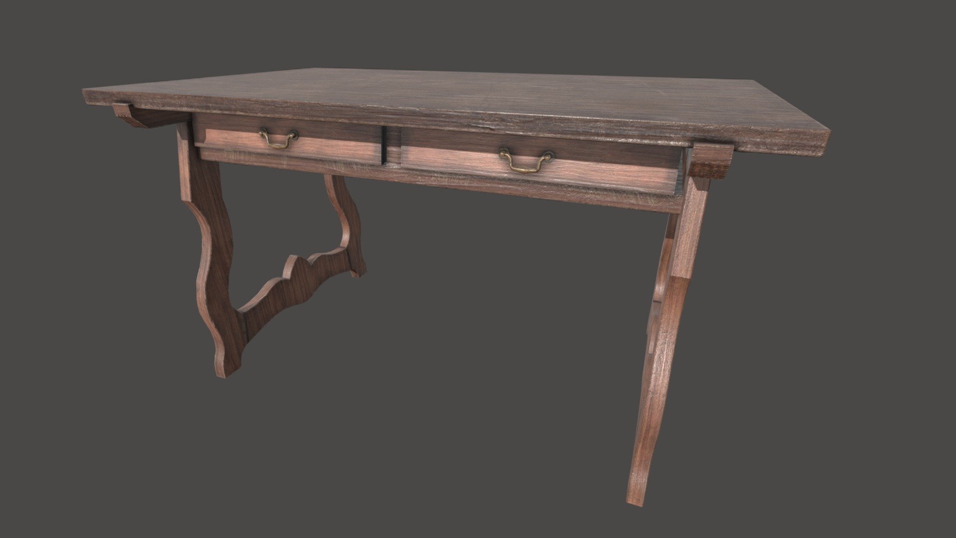 Vintage table - 3D model by Smile (@alexsolo093) [7dd3fd4] - Sketchfab