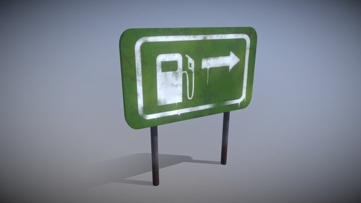 Signboard 3D models - Sketchfab