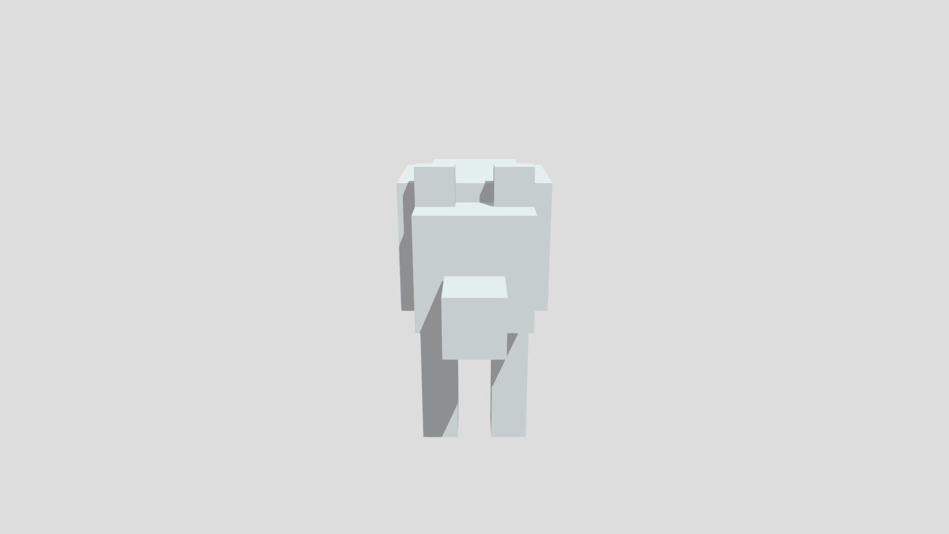 Minecraft-wolf - Download Free 3D model by othmanseddiik [7dd6d9b ...