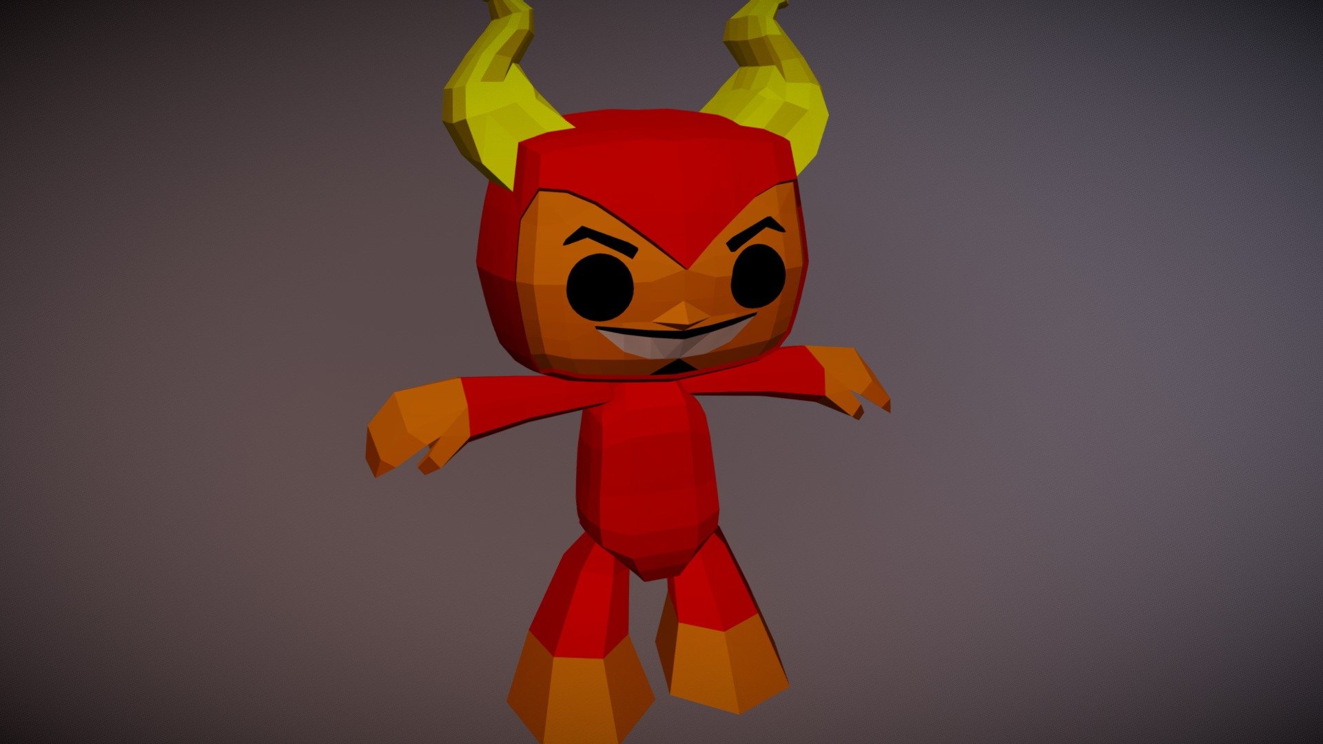 lil devil lowpoly - 3D model by Jim Alves (@jimalvess) [7dd733e ...