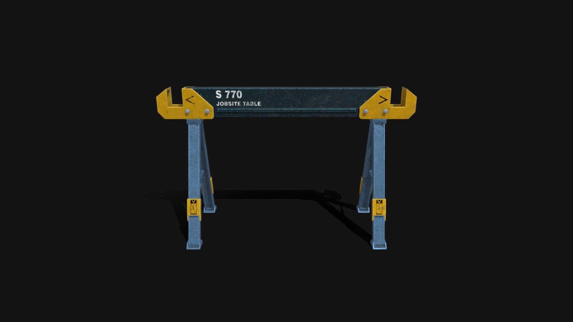 Construction barrier - 3D model by Spr1ng__ [7dd7ce6] - Sketchfab