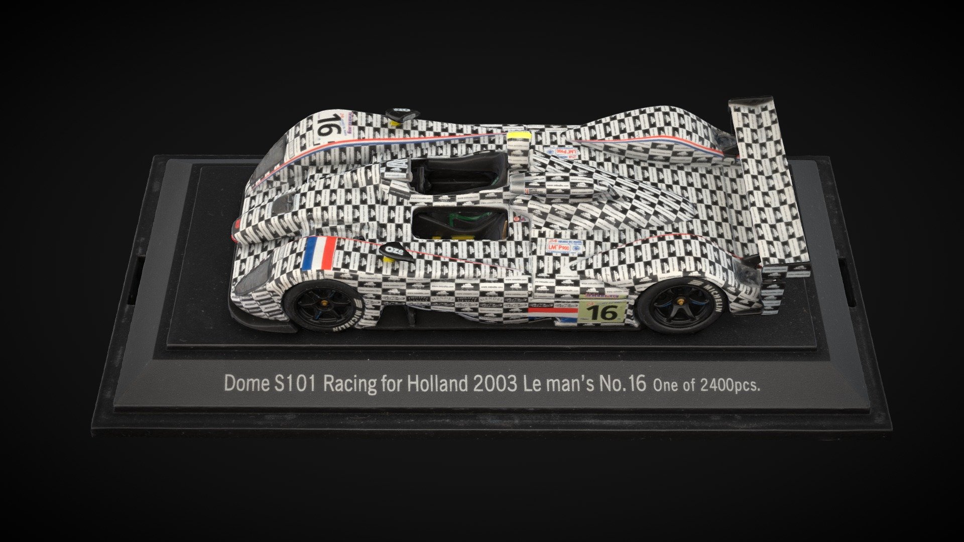 童夢 DOME S101 Le Mans LMP1 Racing car - Download Free 3D model by ...